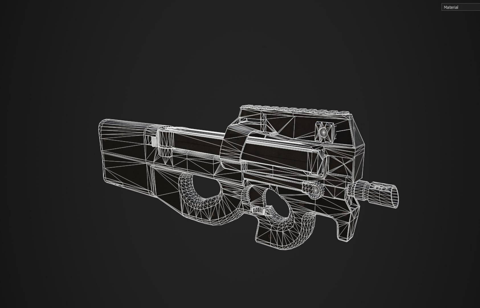 P90 guns model - TurboSquid 1562381