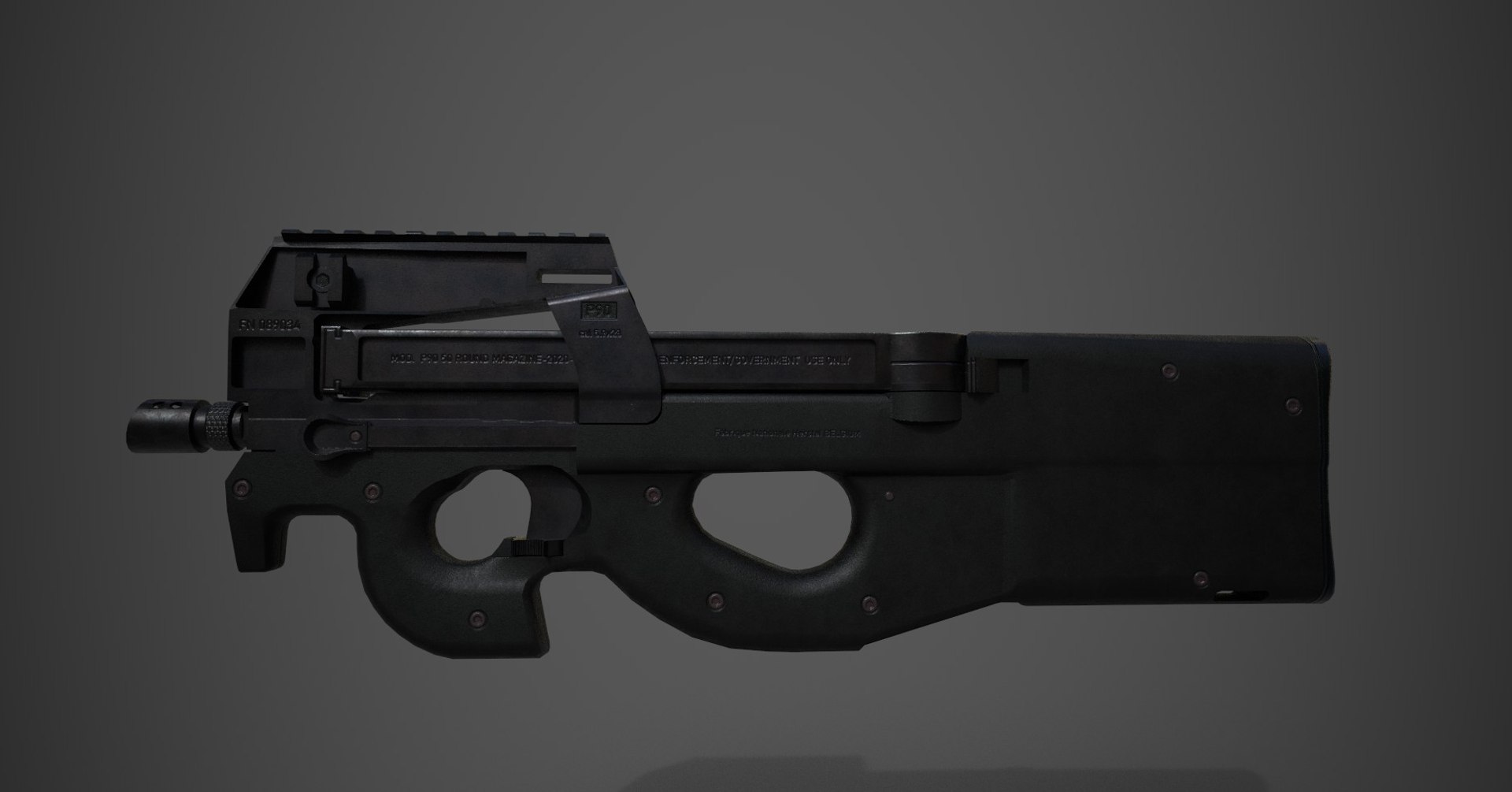 P90 guns model - TurboSquid 1562381