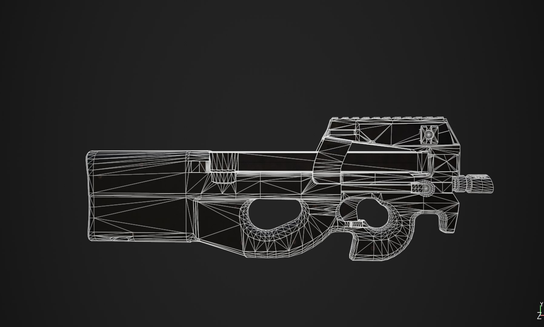 P90 guns model - TurboSquid 1562381