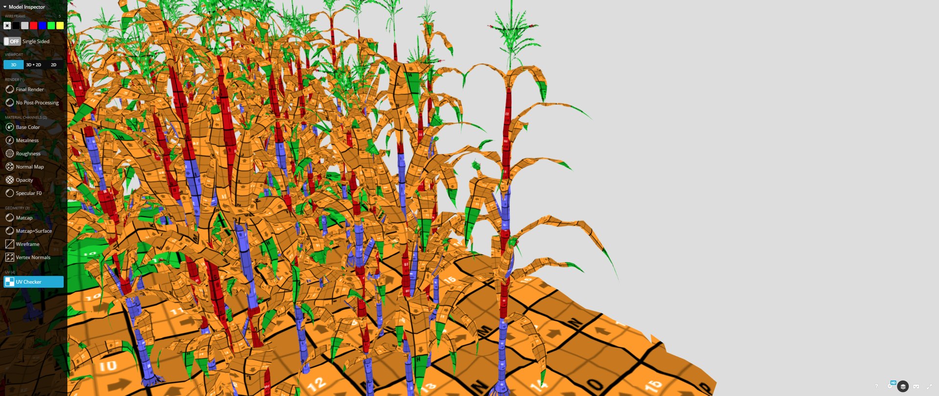 Corn Field Model - TurboSquid 1817419