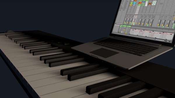 Keyboard midi key model - TurboSquid 1407560