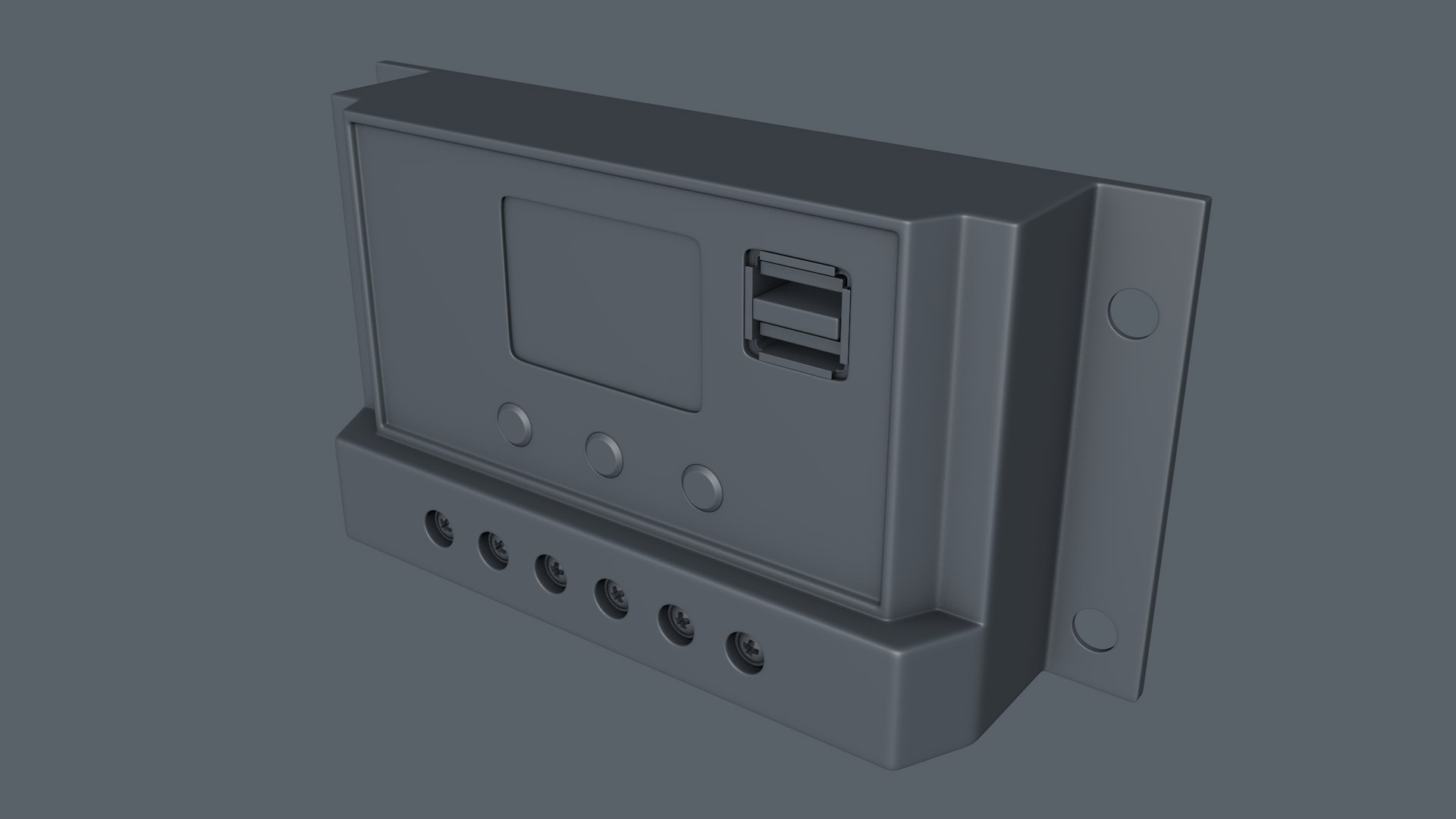 3D Solar Charge Controller - TurboSquid 2119423