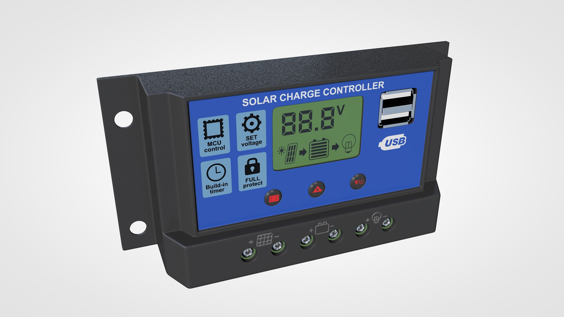3D Solar Charge Controller - TurboSquid 2119423
