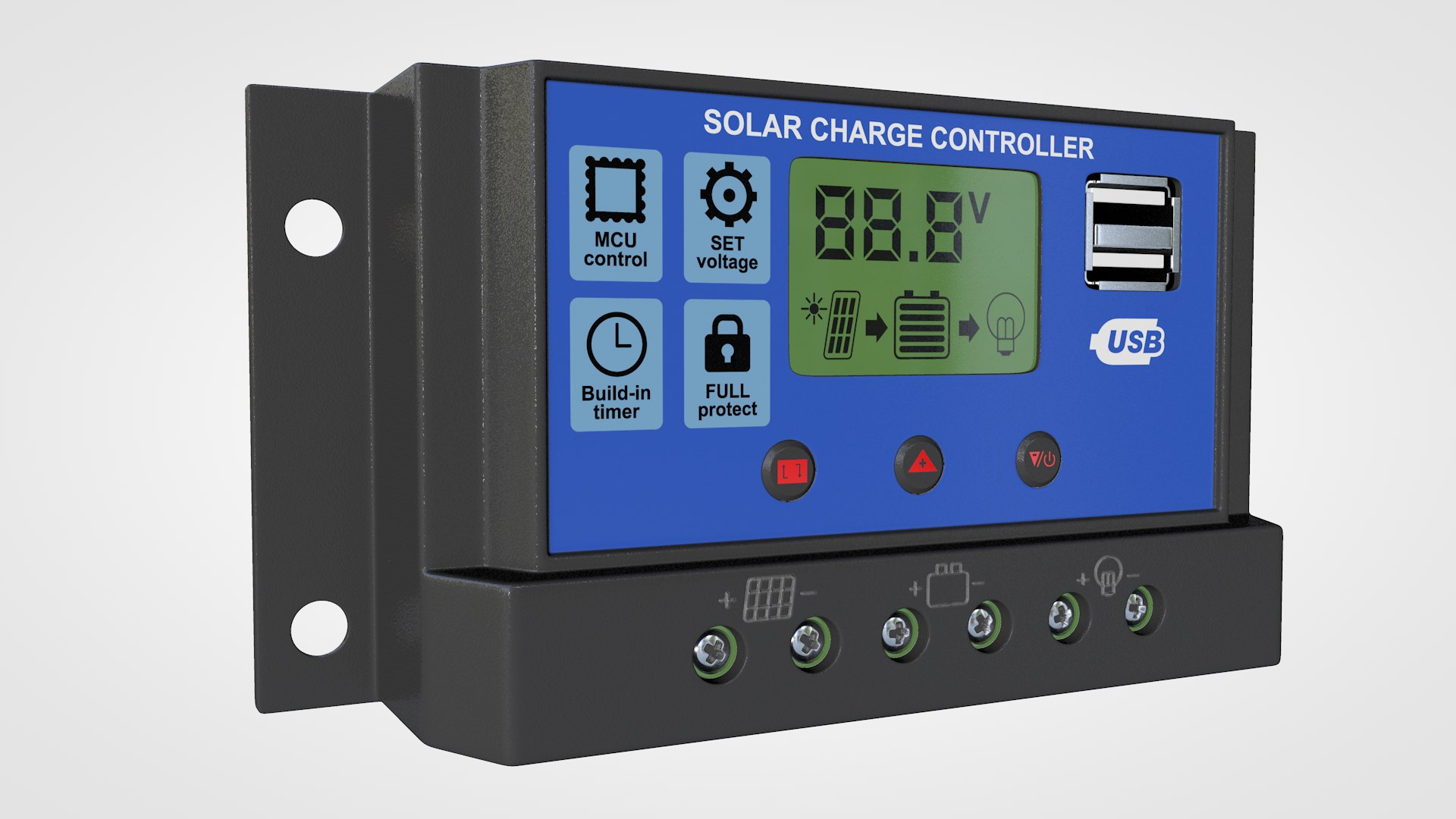 3D Solar Charge Controller - TurboSquid 2119423