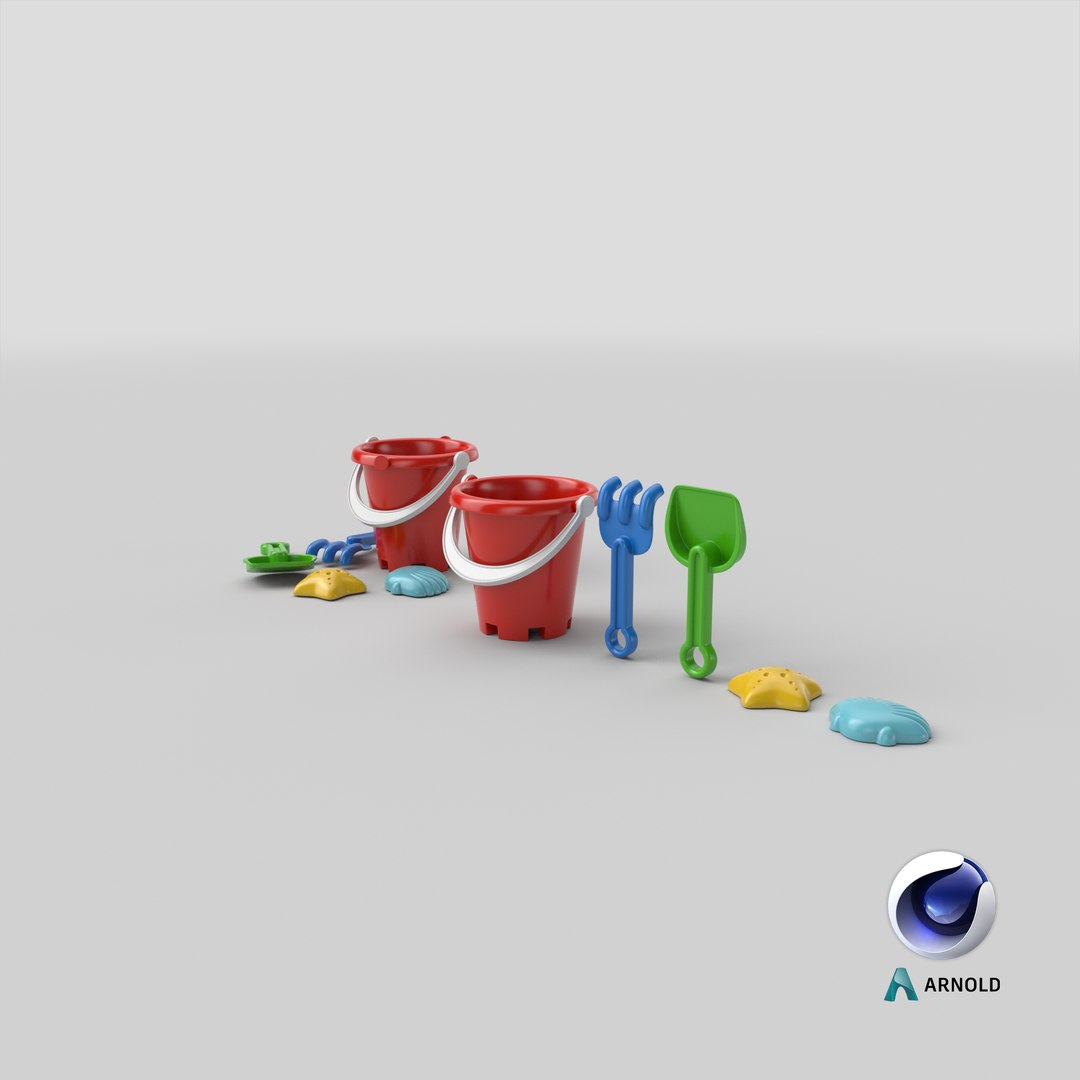Sand Toys 3D Model - TurboSquid 1482693