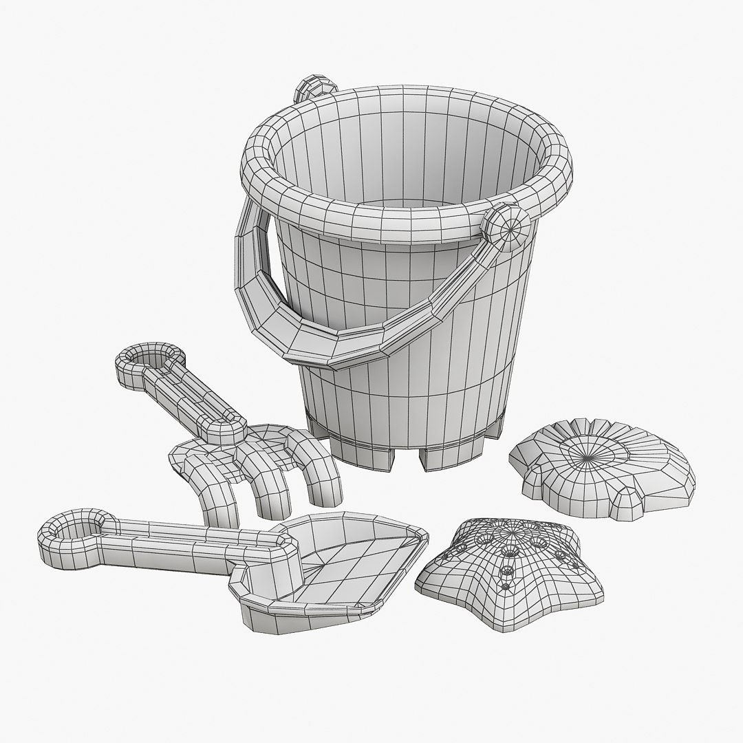 Sand Toys 3D Model - TurboSquid 1482693