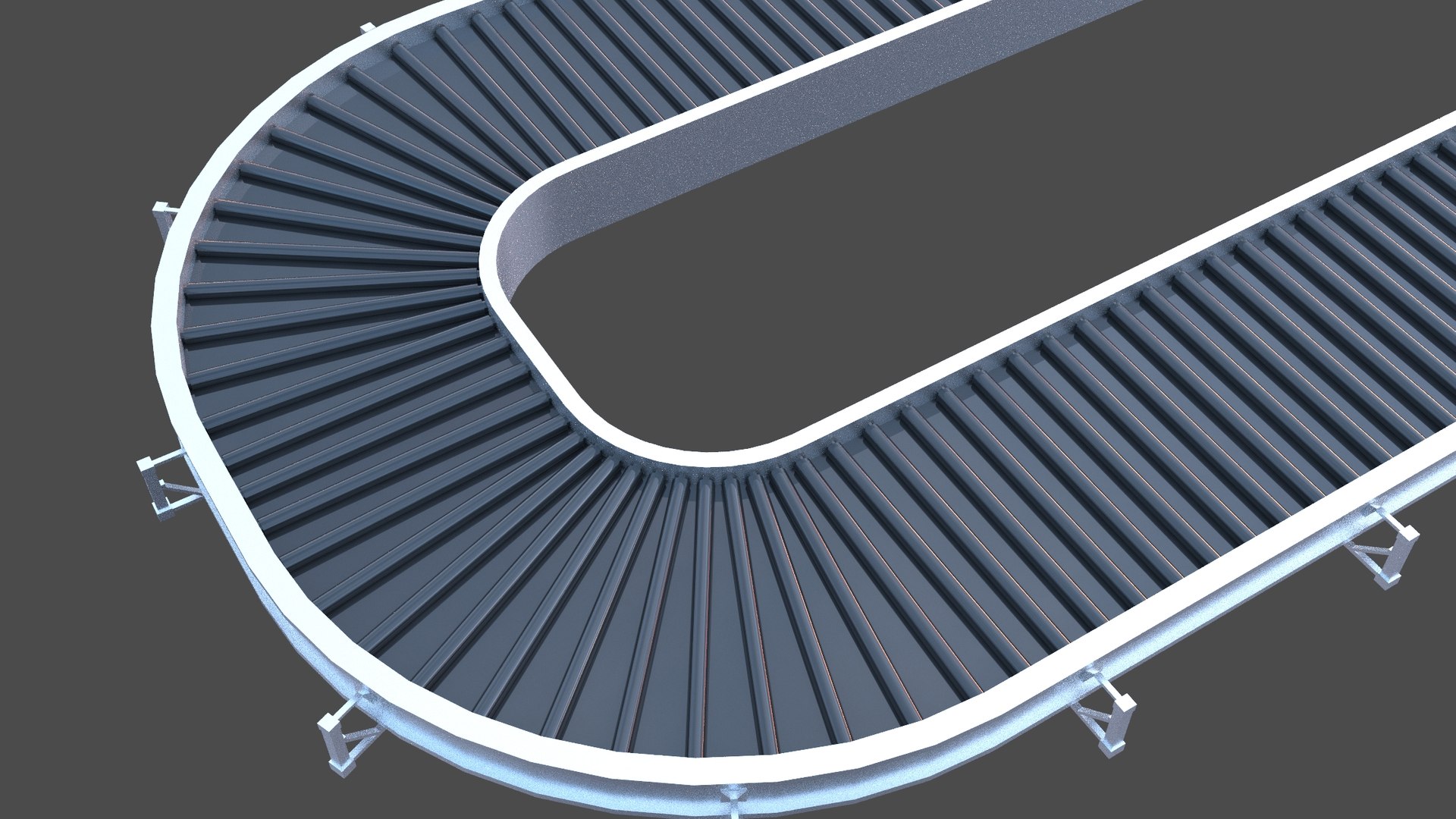 3D Low Poly Conveyor Belt Model - TurboSquid 2262471