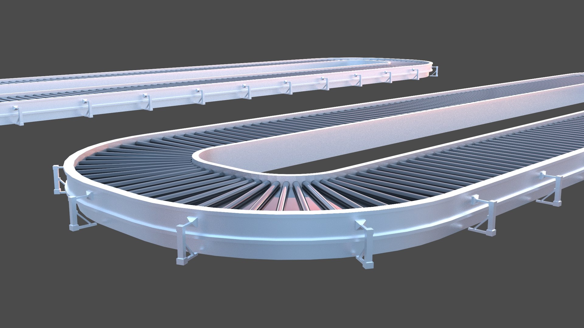 3D Low Poly Conveyor Belt Model - TurboSquid 2262471