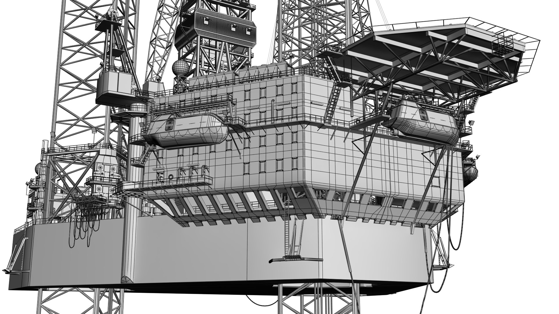 3D Platform Rig - TurboSquid 1429121