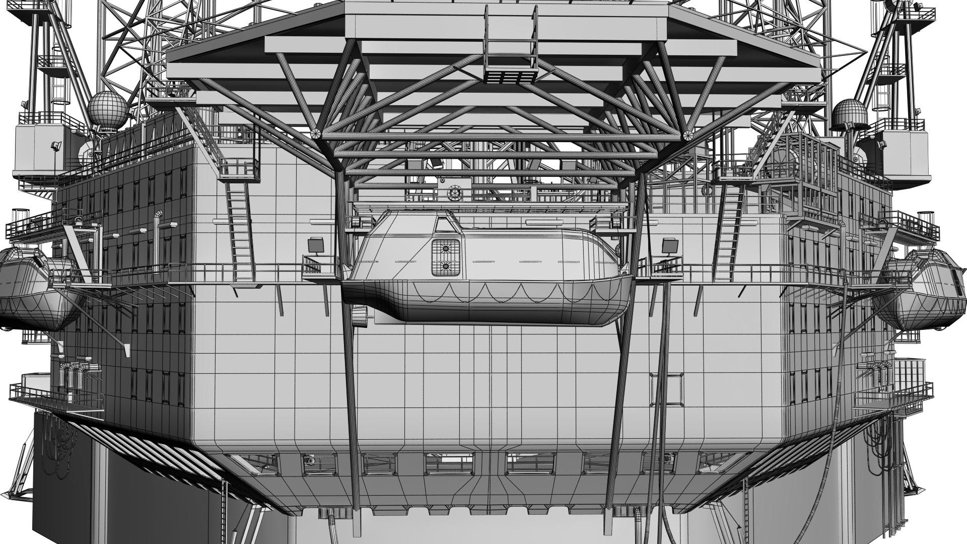 3D Platform Rig - TurboSquid 1429121