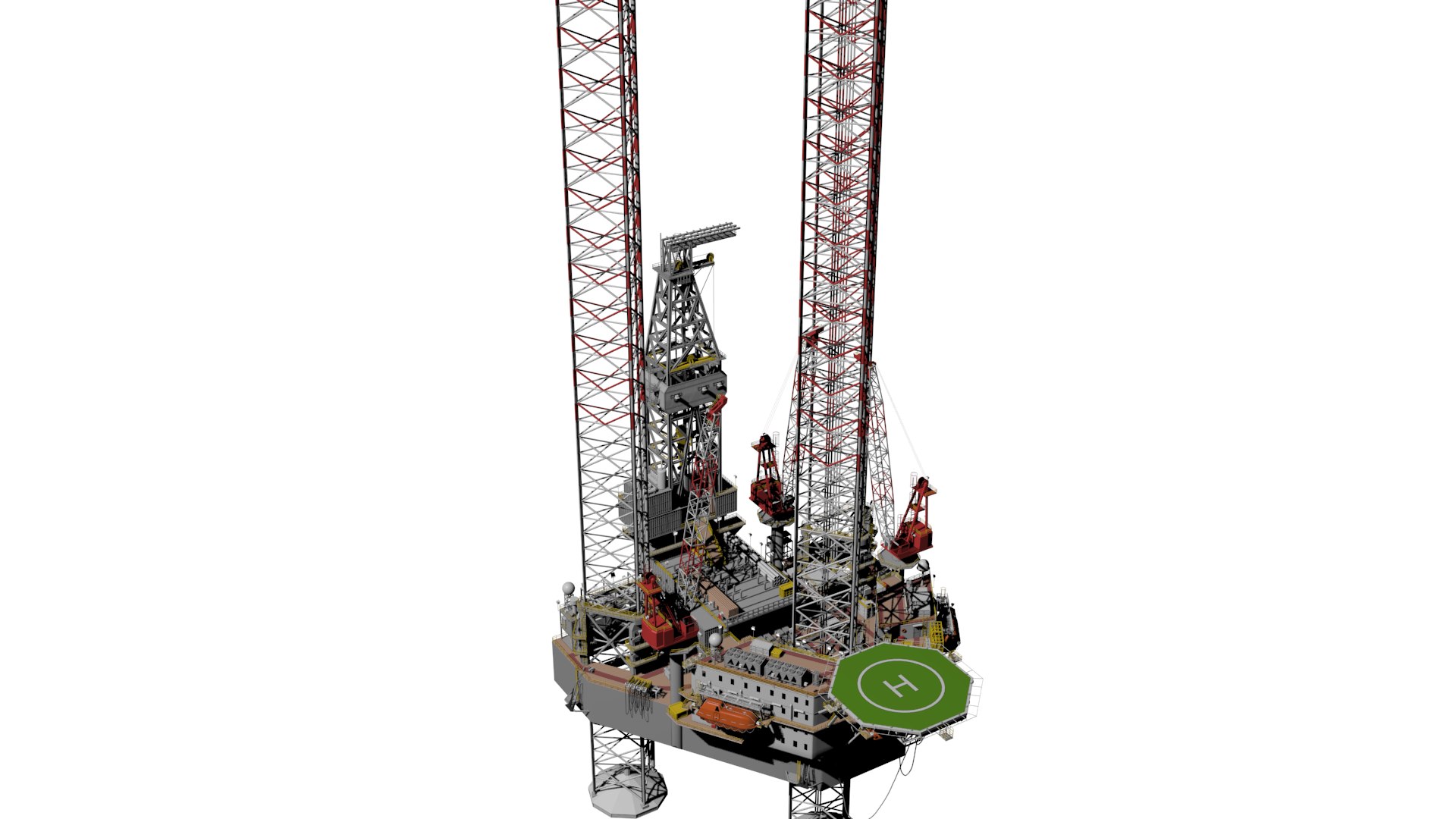 3D Platform Rig - TurboSquid 1429121