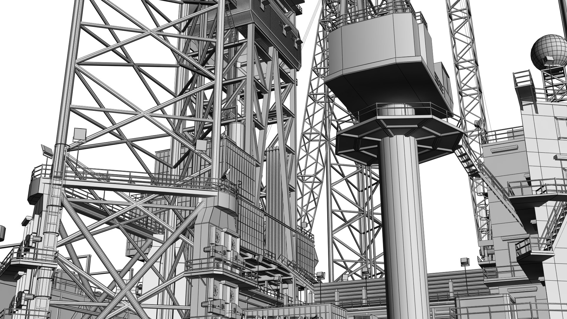 3D Platform Rig - TurboSquid 1429121