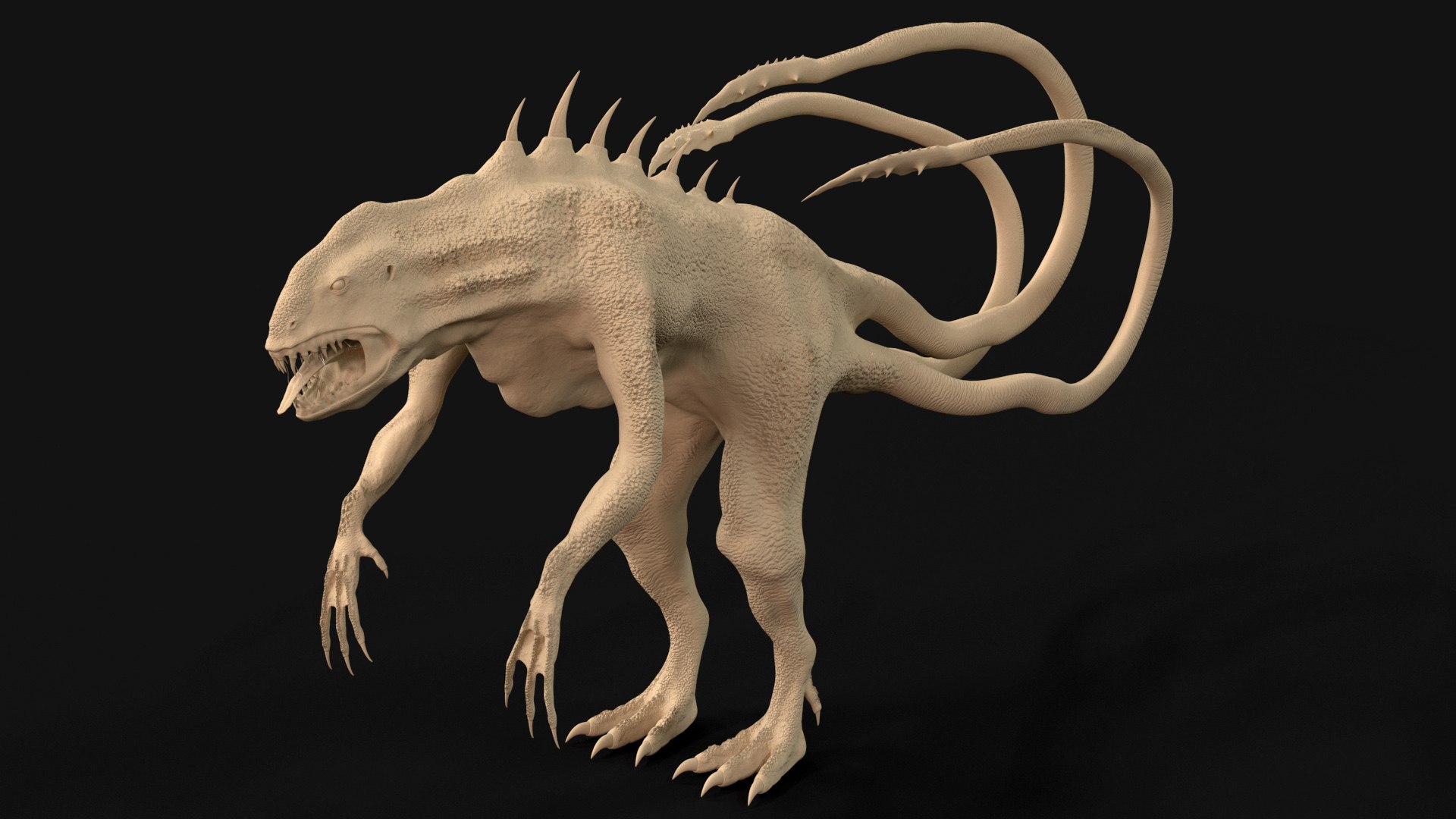 3D Model Fantasy Monster - TurboSquid 1740808