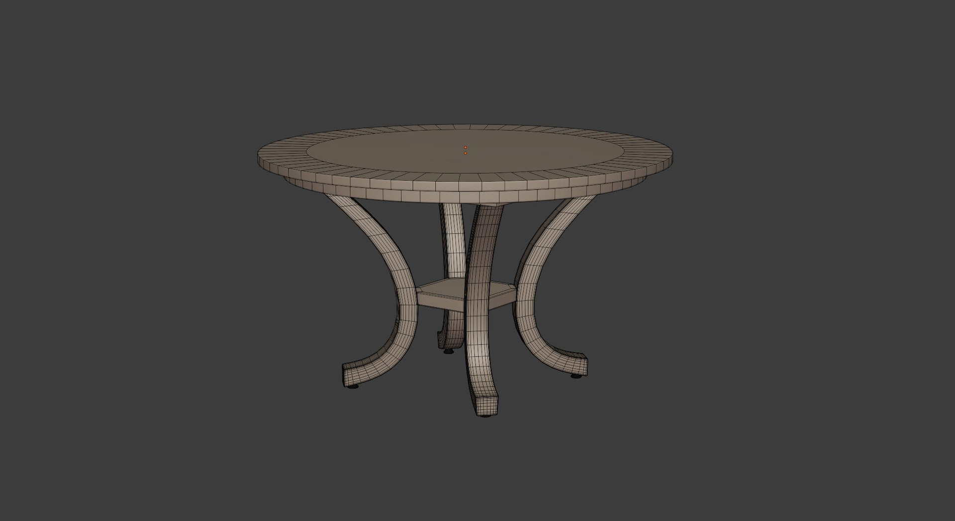 Round Table Model - TurboSquid 1771658