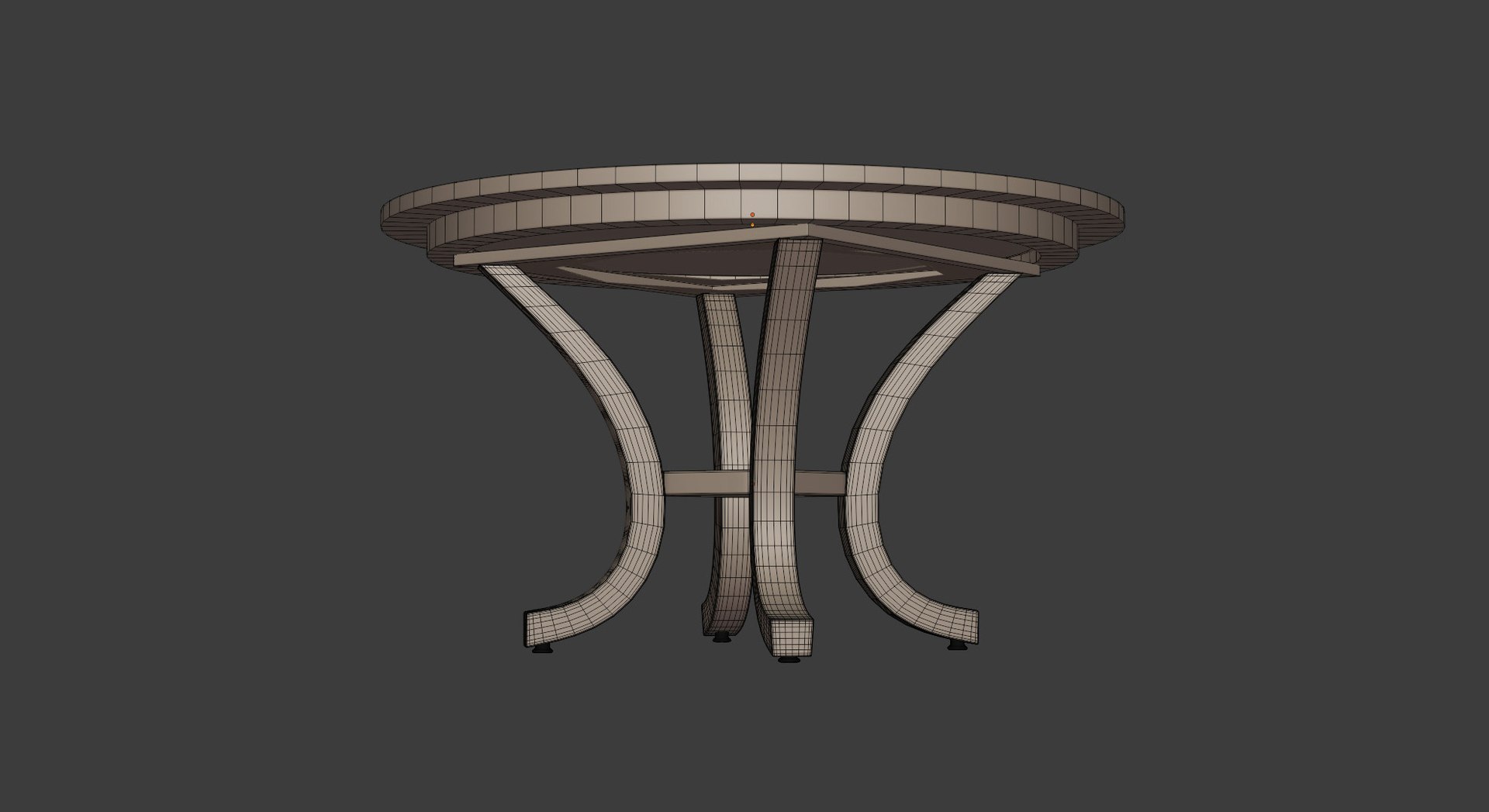 Round Table Model - TurboSquid 1771658