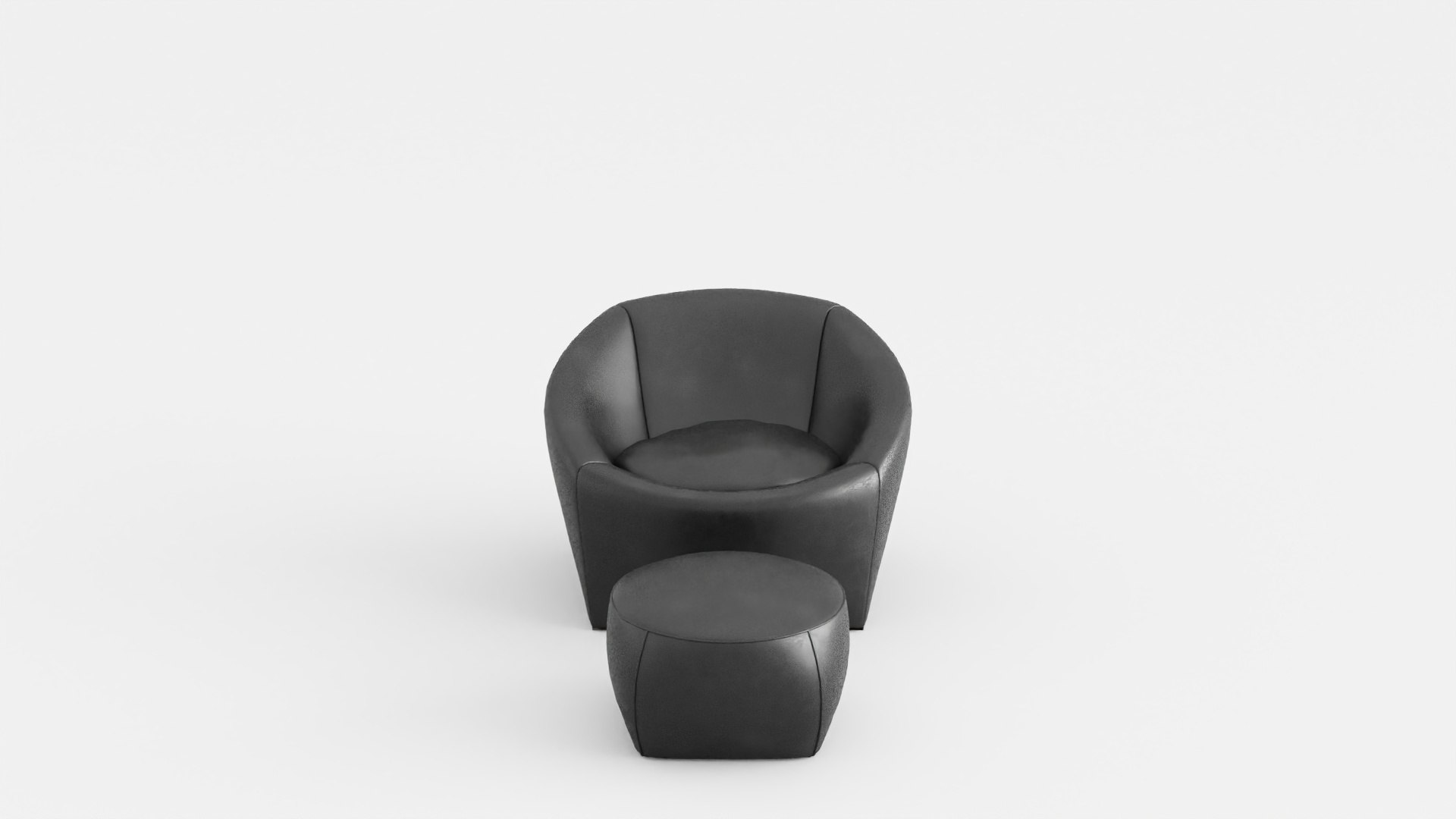 3D Minotti Capri Base Armchair - TurboSquid 2201783