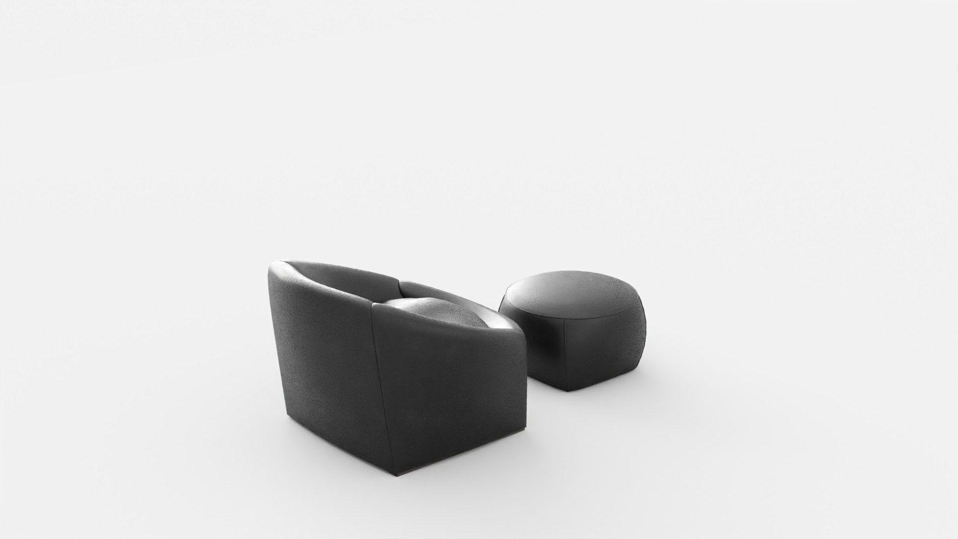 3D Minotti Capri Base Armchair - TurboSquid 2201783