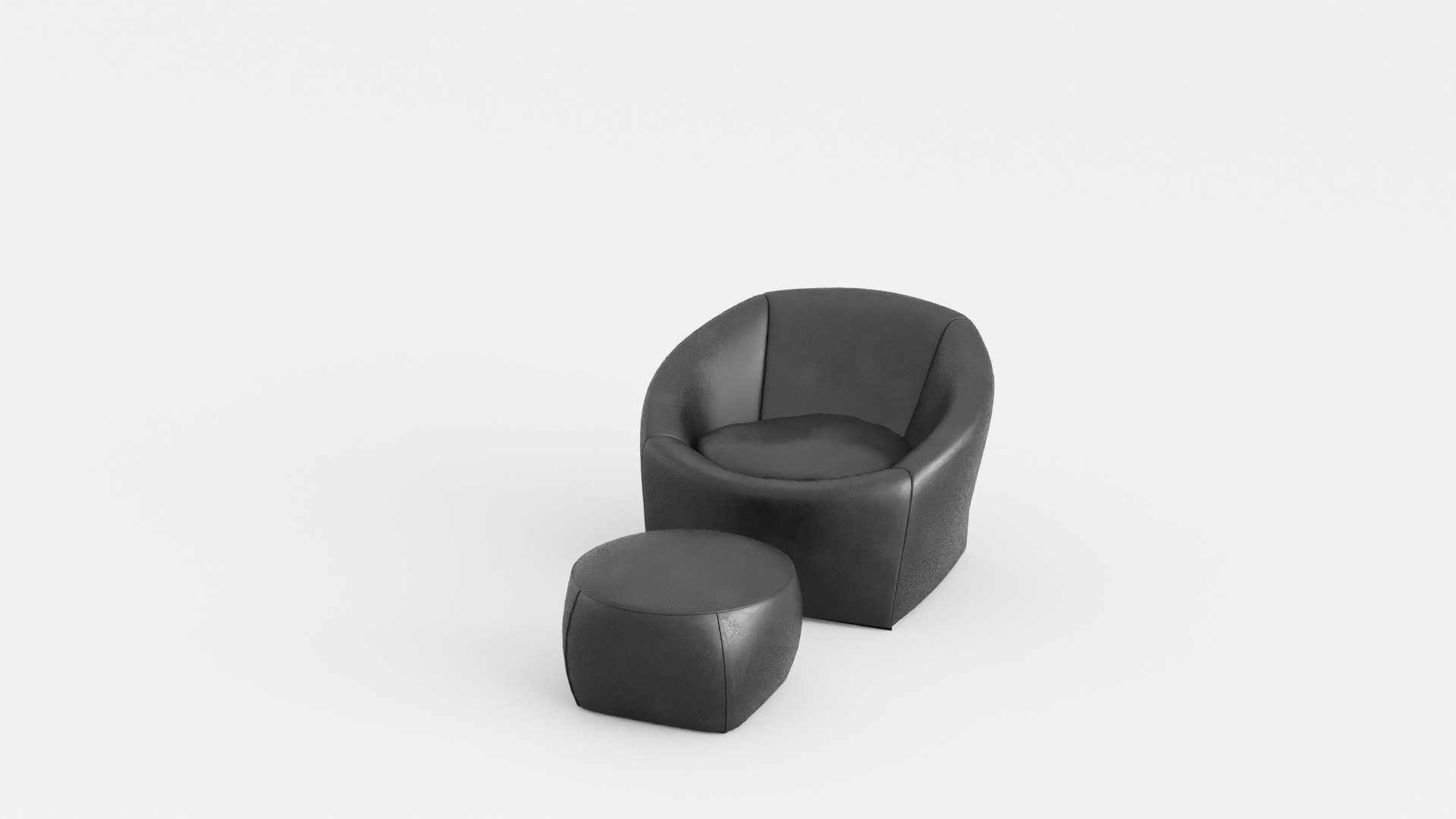 3D Minotti Capri Base Armchair - TurboSquid 2201783