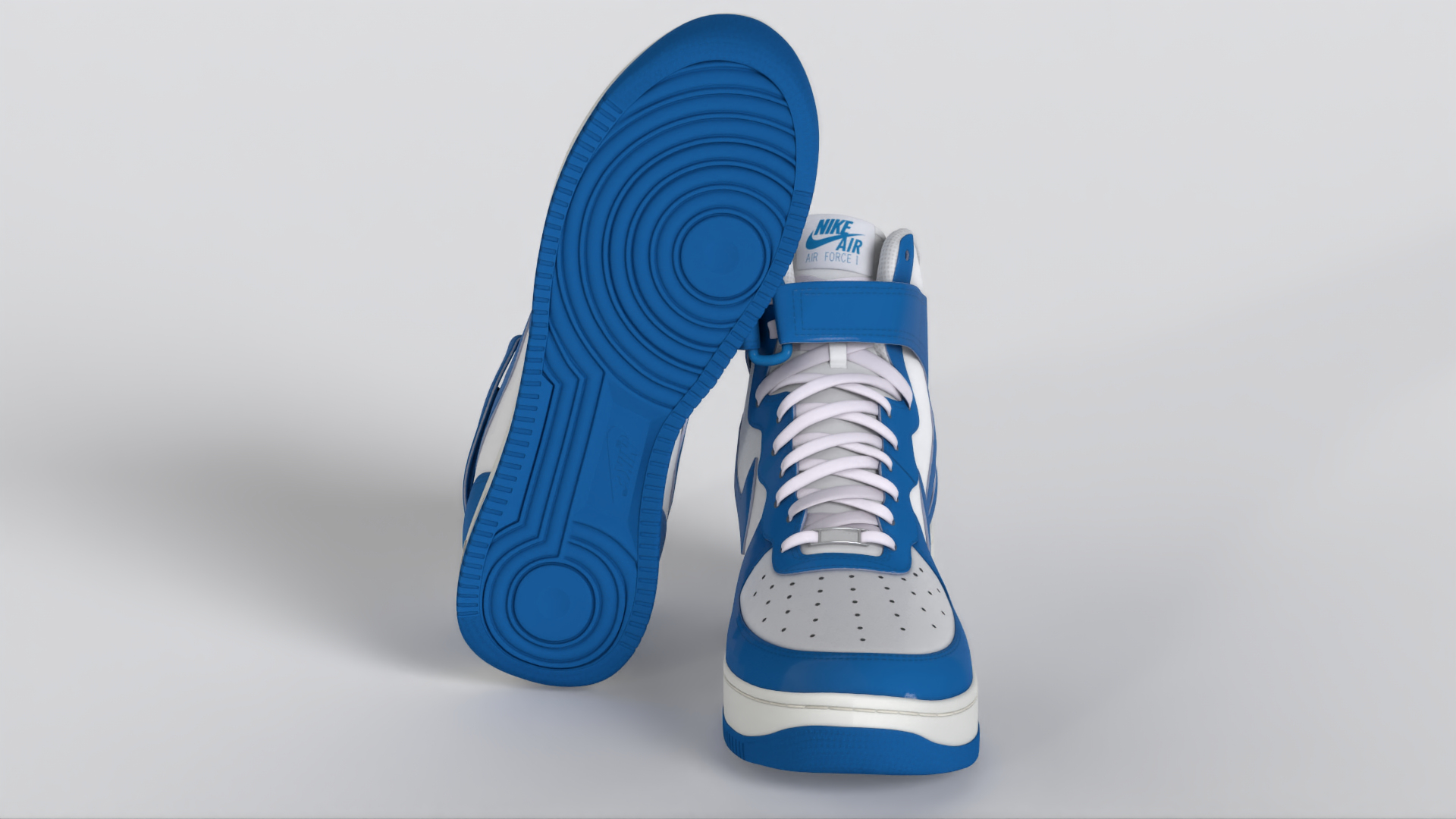 Nike Air Force 1 Mid 07 Military Blue DX3721-100 3D Model - TurboSquid ...