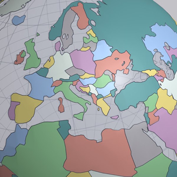 lands mapping earth 3d model
