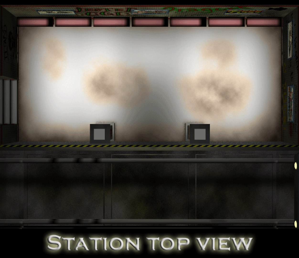 Subway Poser Set 3d Model