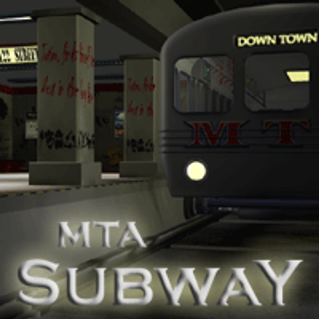 Subway Poser Set 3d Model