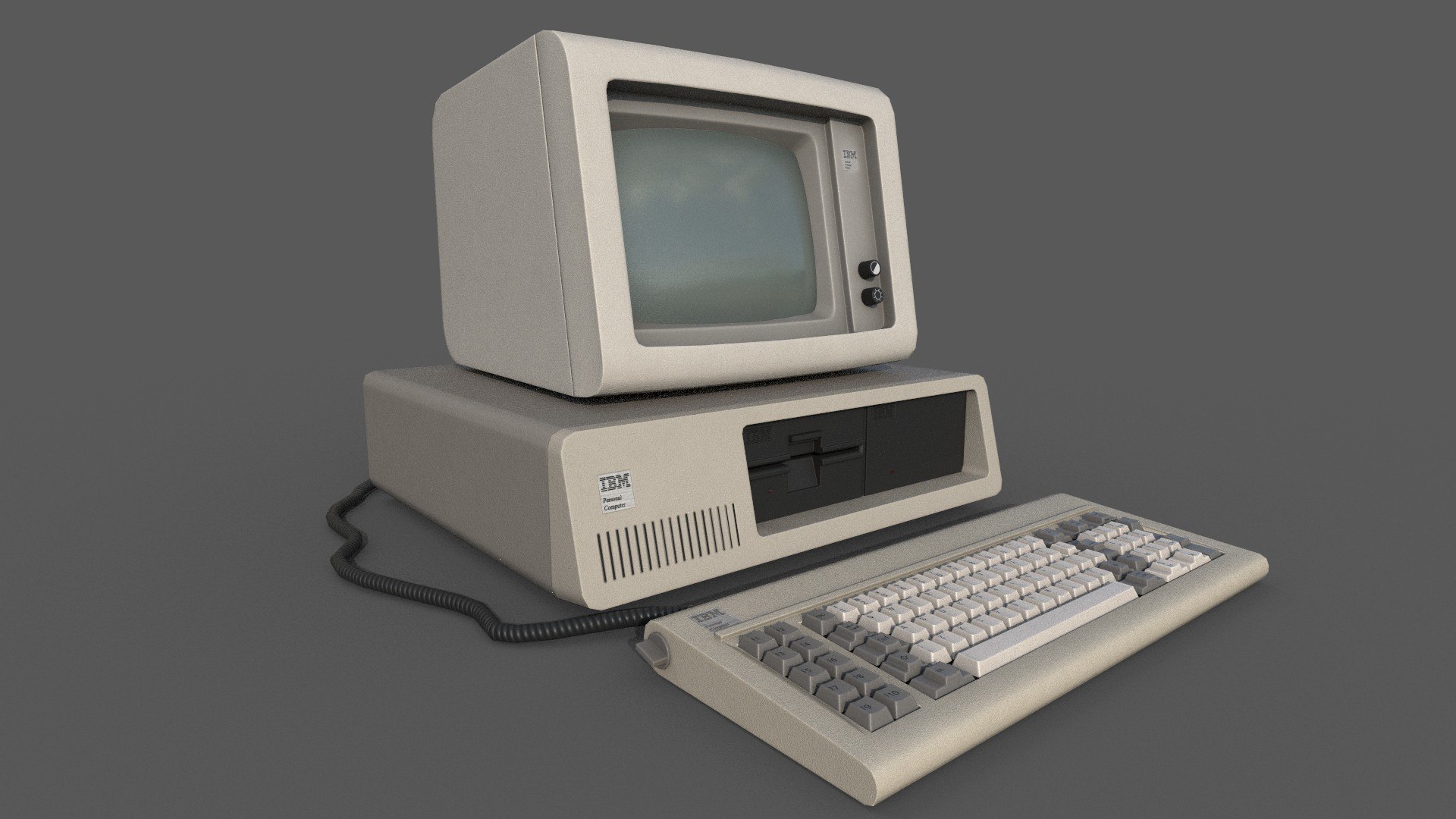 3D Model Retro Computer Collection - TurboSquid 2358181