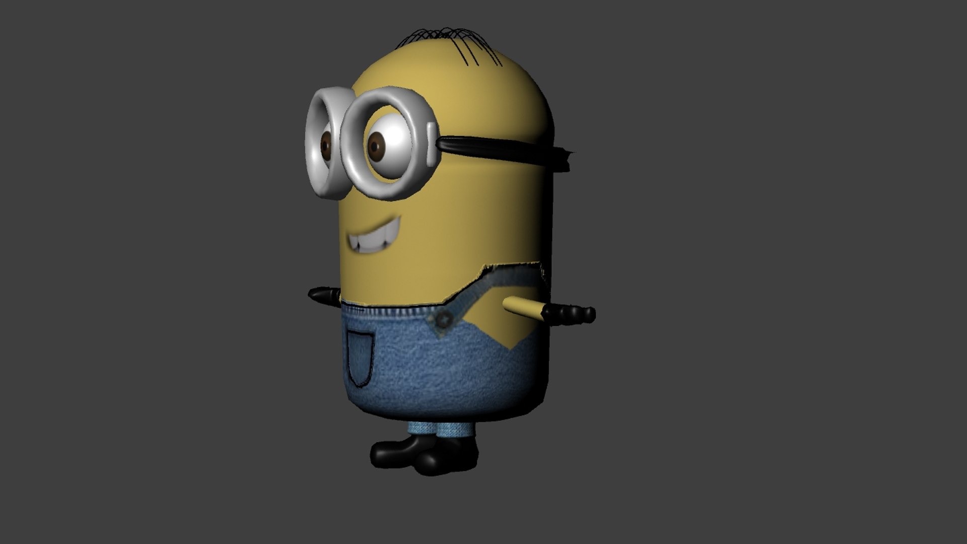 3d Model Minion Character