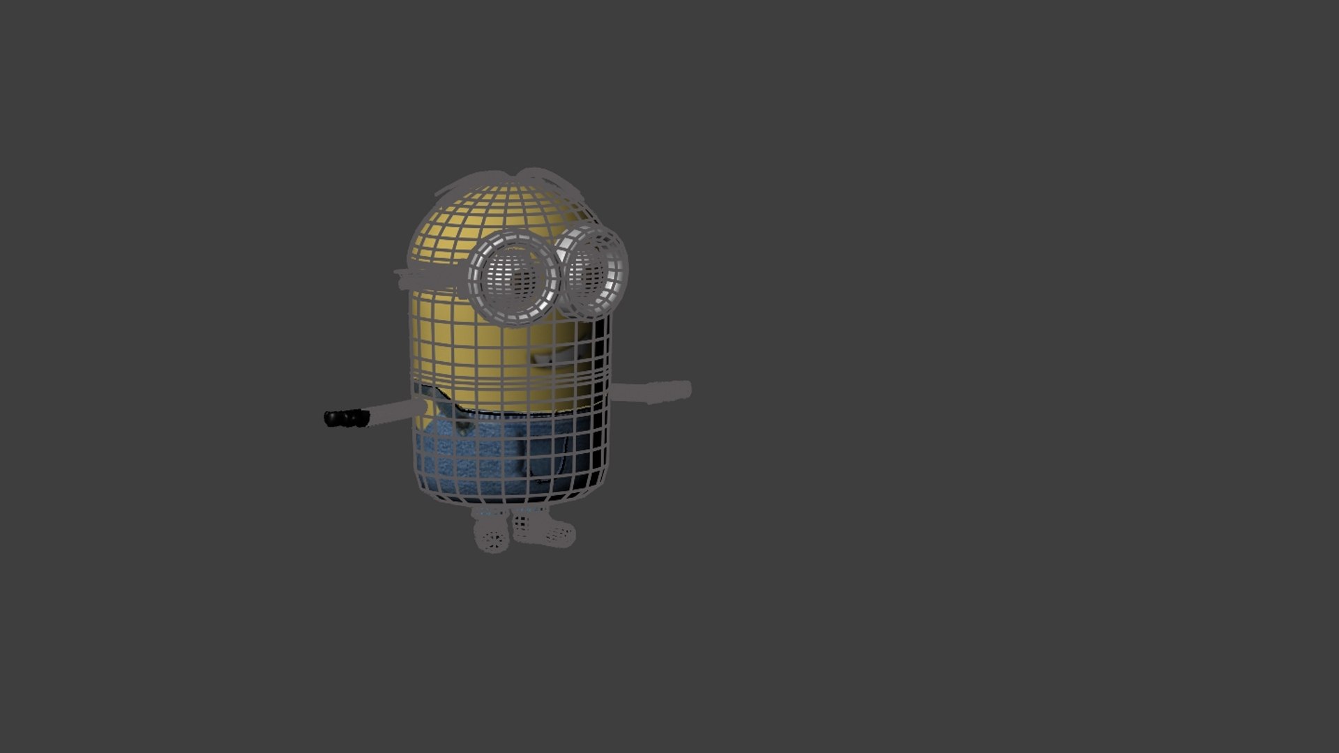 3d Model Minion Character