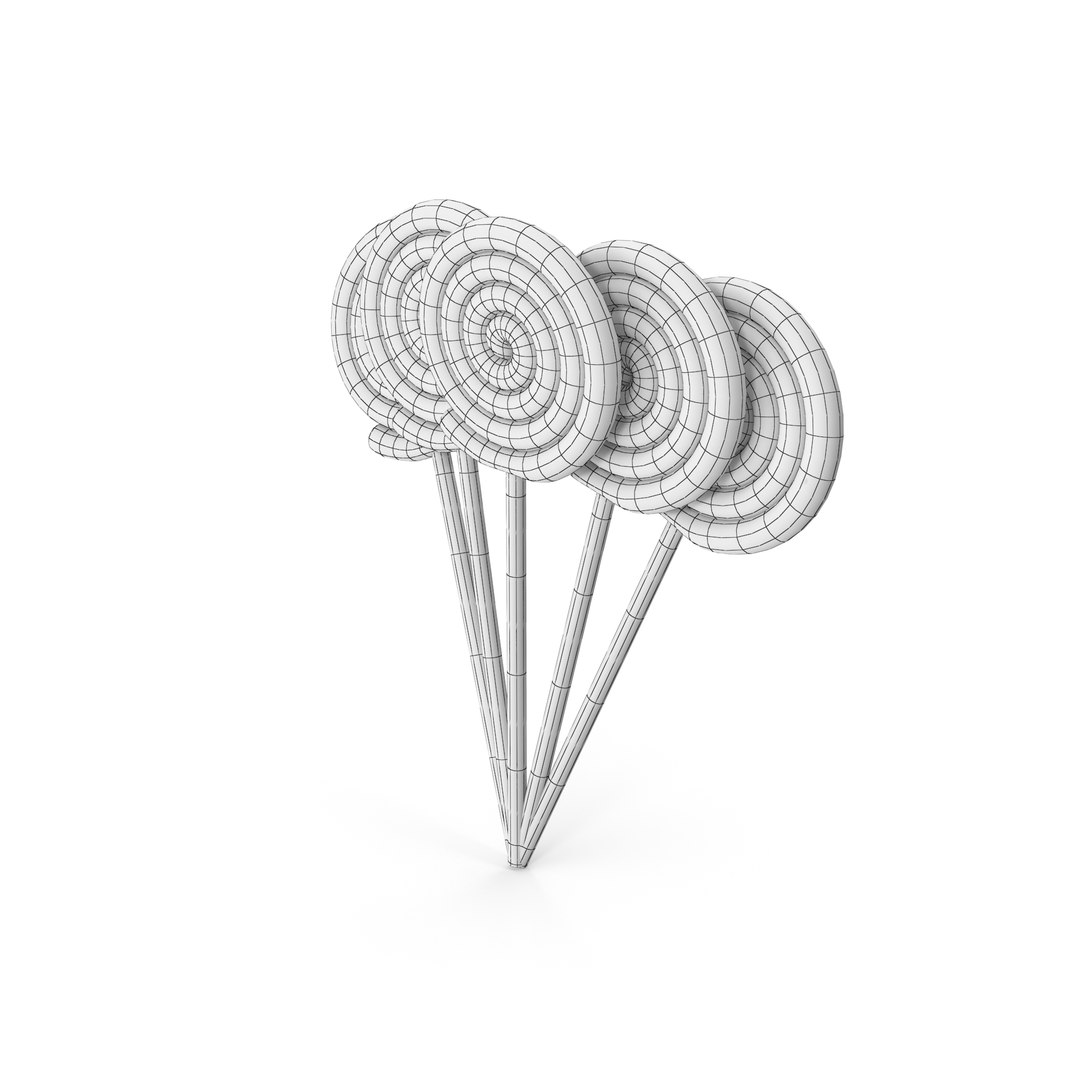 Lollipop Candies model - TurboSquid 2086021