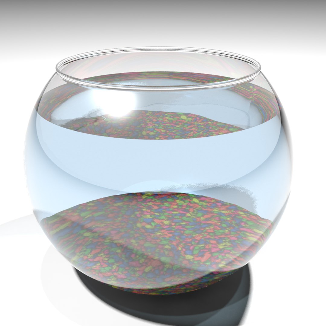3d Model Fish Bowl Fishbowl