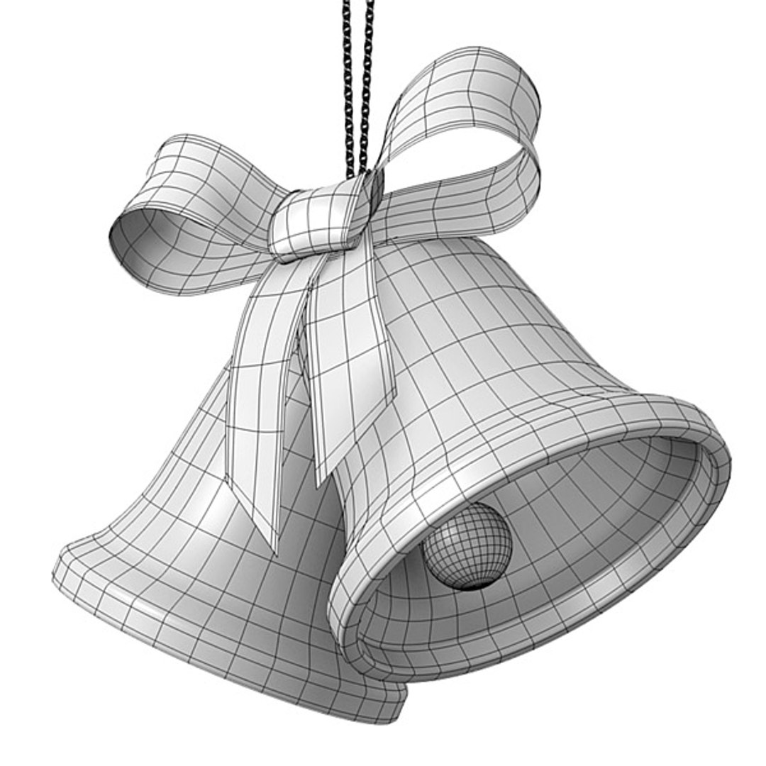 3d Model Christmas Bells
