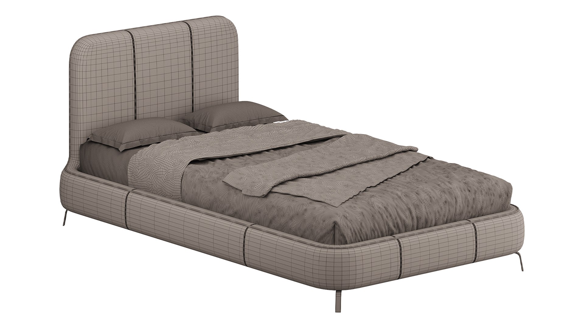 Single Bed Aris By Ditre Italia 3D Model - TurboSquid 2332047