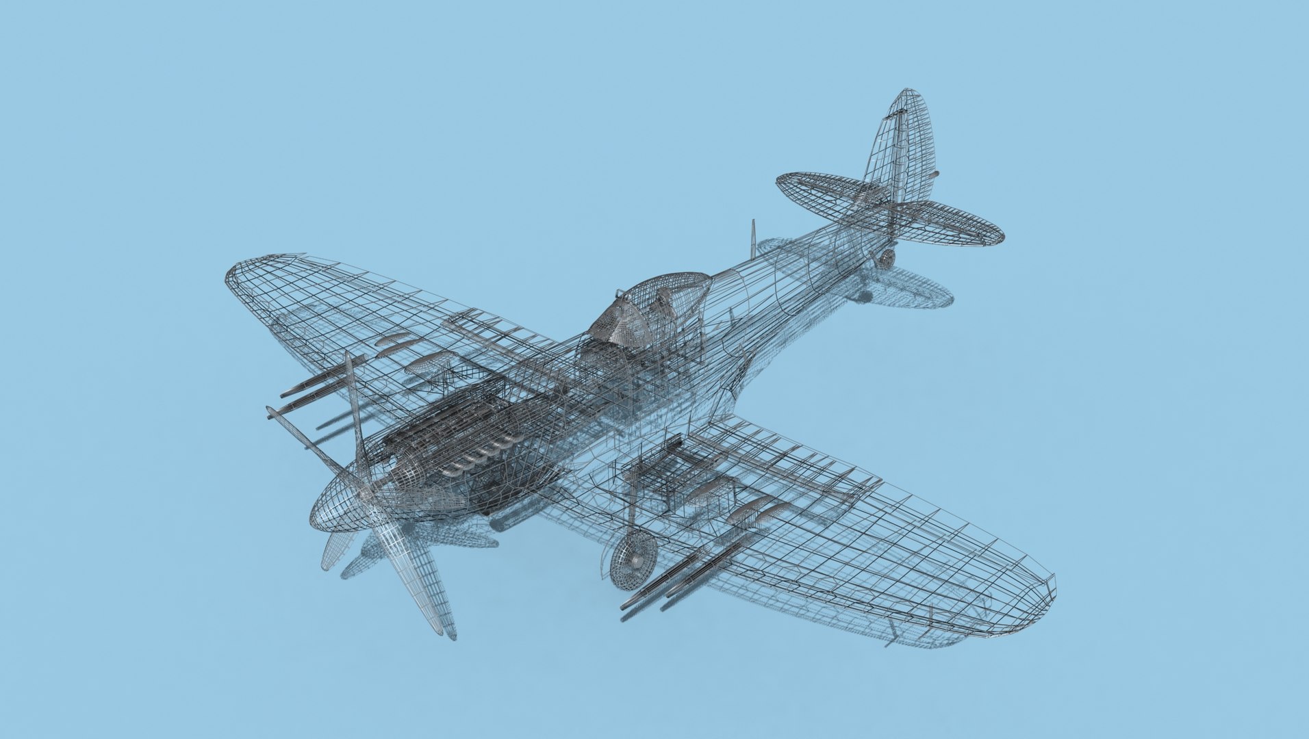 Supermarine Spitfire Mk XXII V12 Ireland 3D Model - TurboSquid 1925745