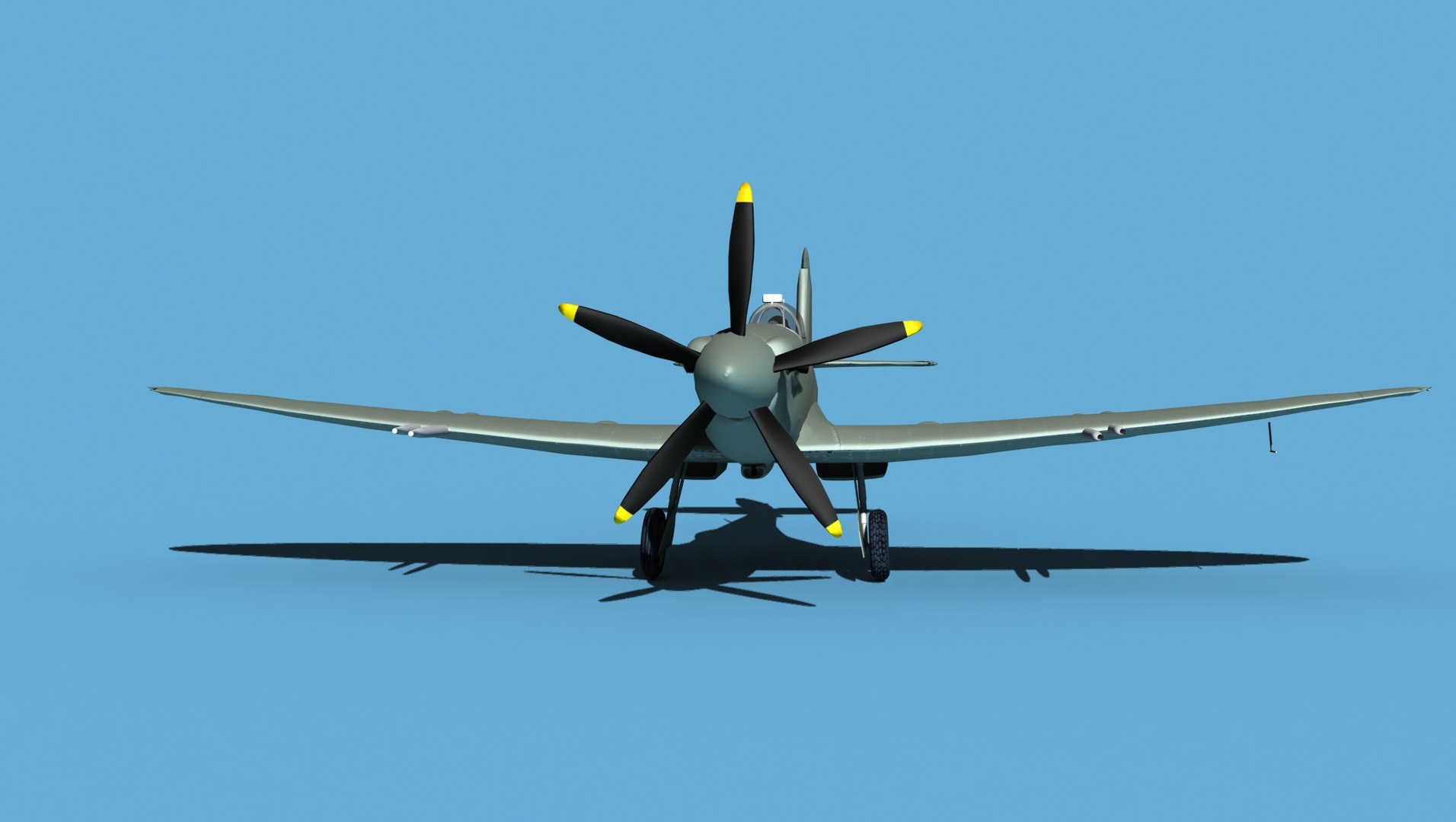 Supermarine Spitfire Mk XXII V12 Ireland 3D Model - TurboSquid 1925745