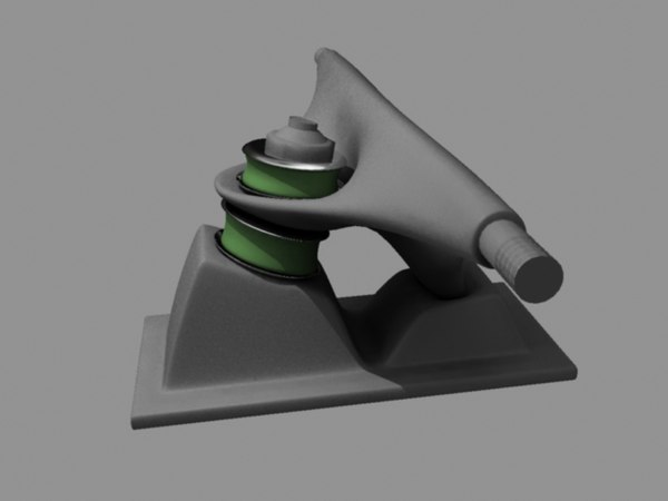 3d model complete skateboard