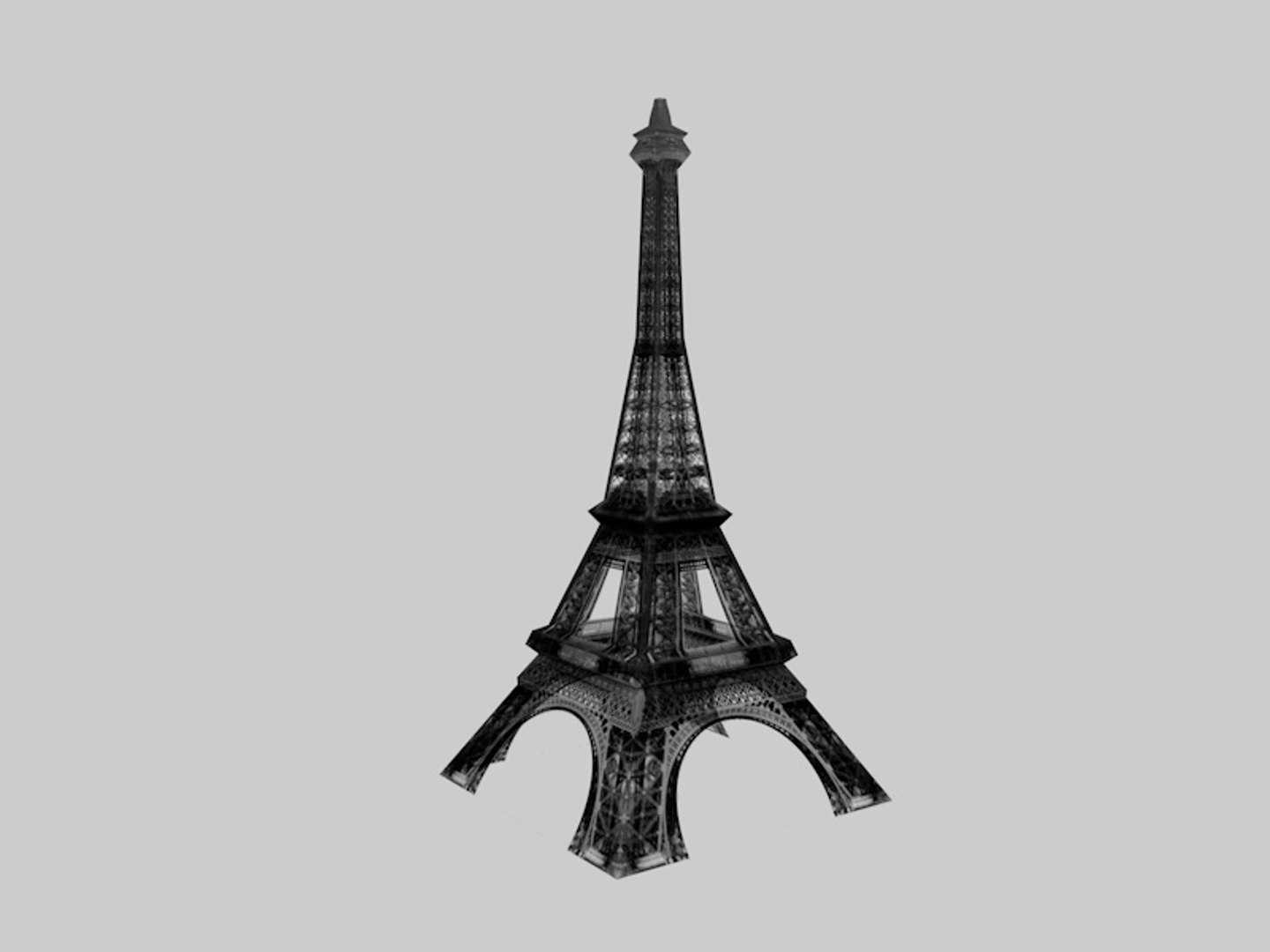 Eiffel Tower Model - TurboSquid 1509359