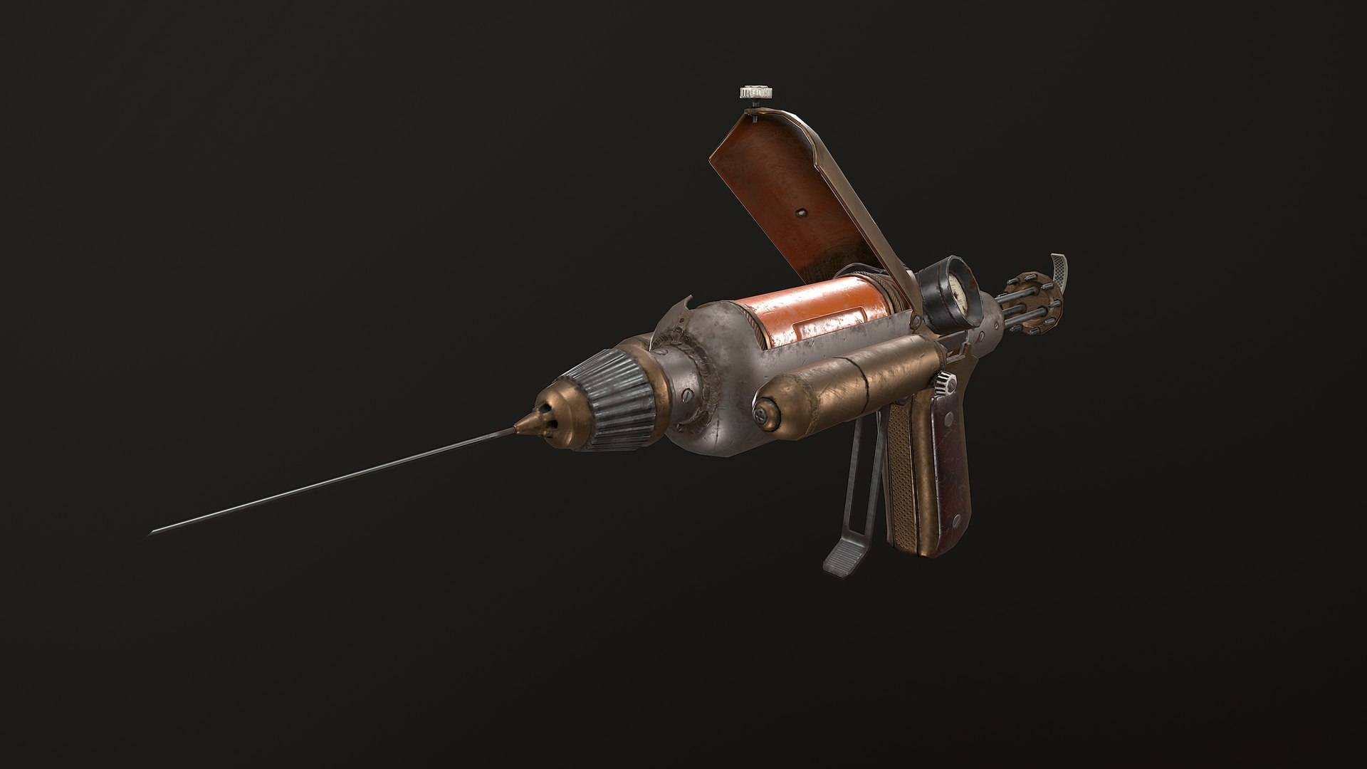 Gameready Steampunk Needle 3D Model - TurboSquid 1376733