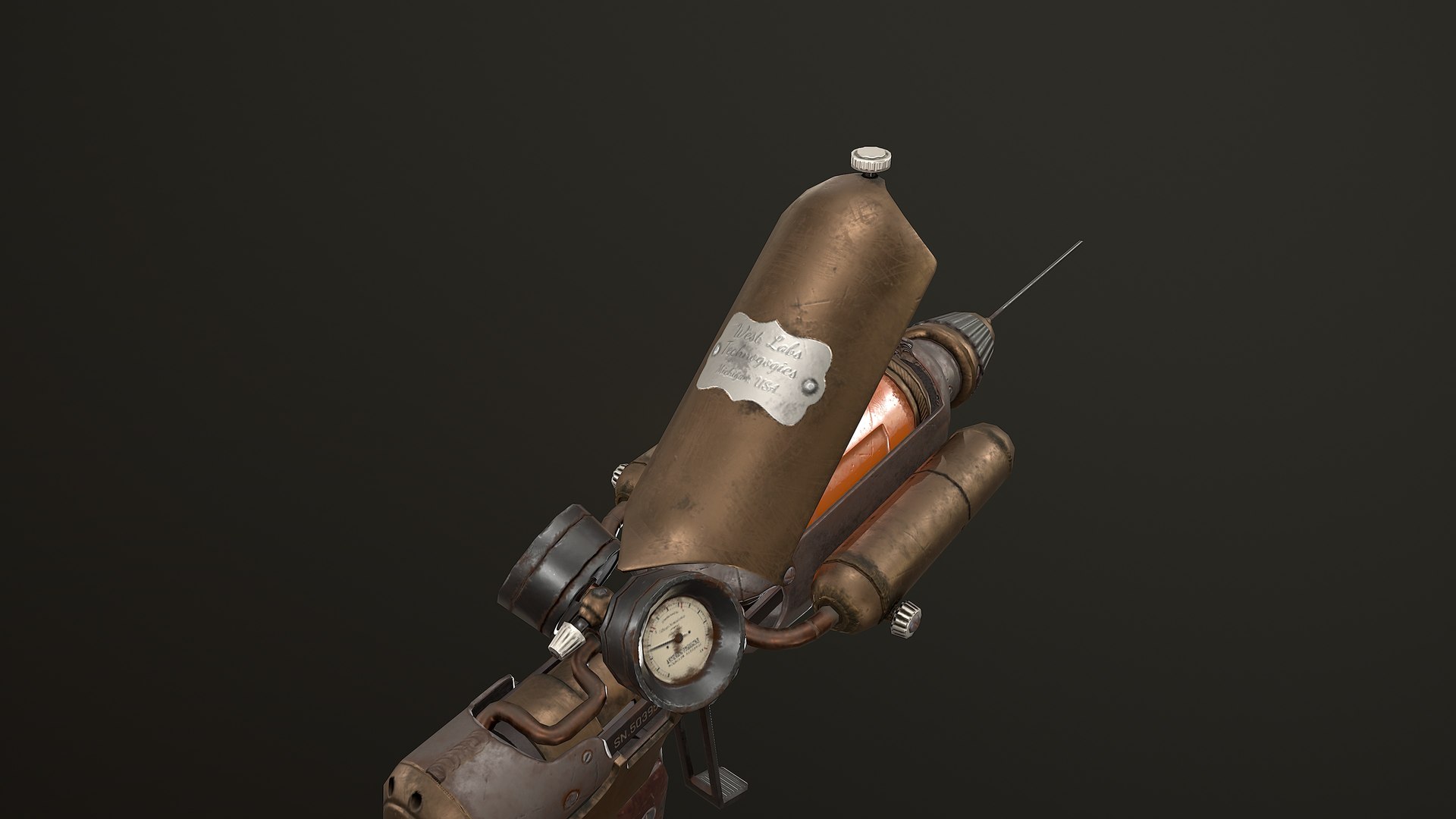 Gameready Steampunk Needle 3D Model - TurboSquid 1376733