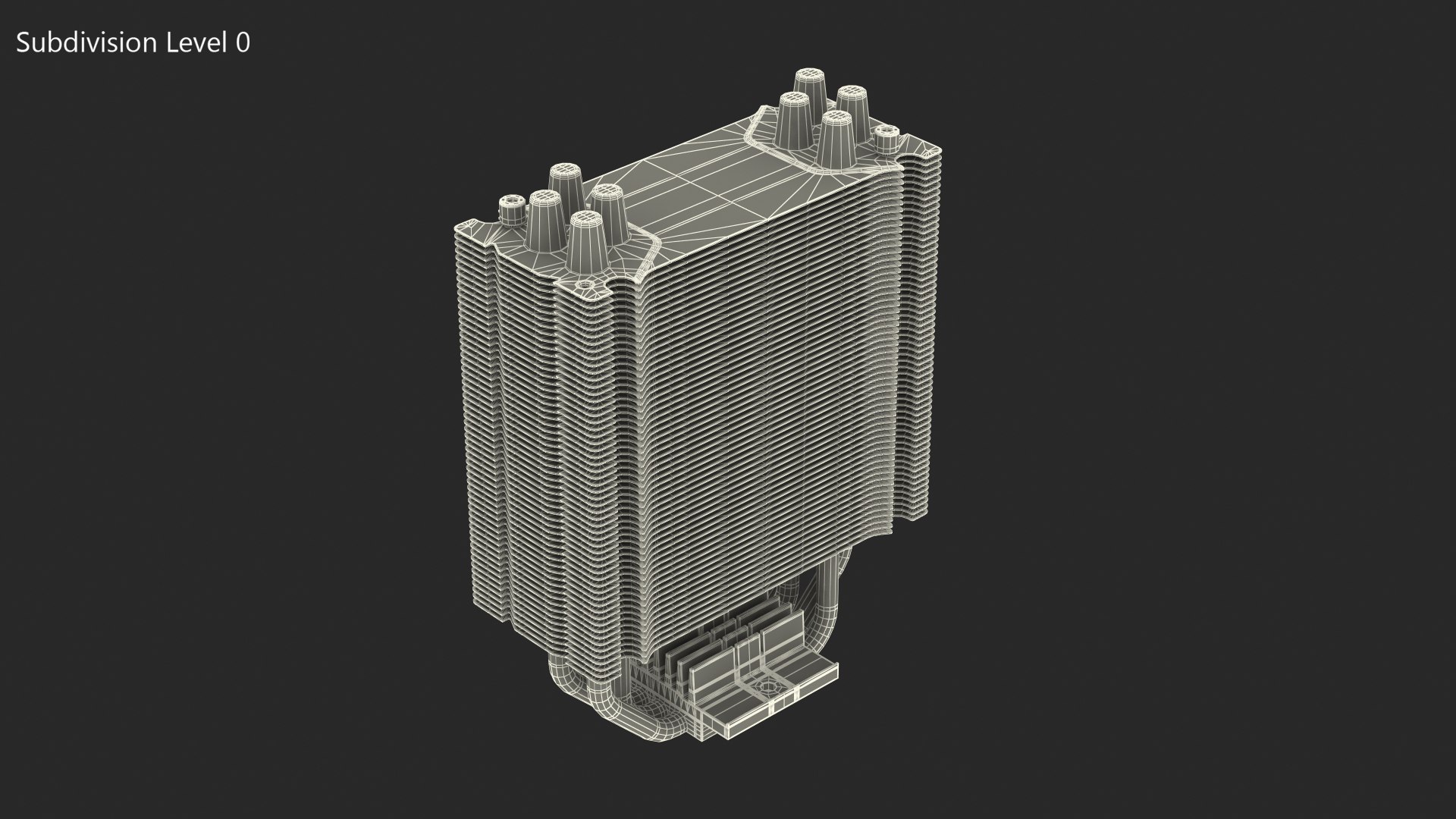 Passive Cpu Cooler Cooling 3D Model - TurboSquid 1508631
