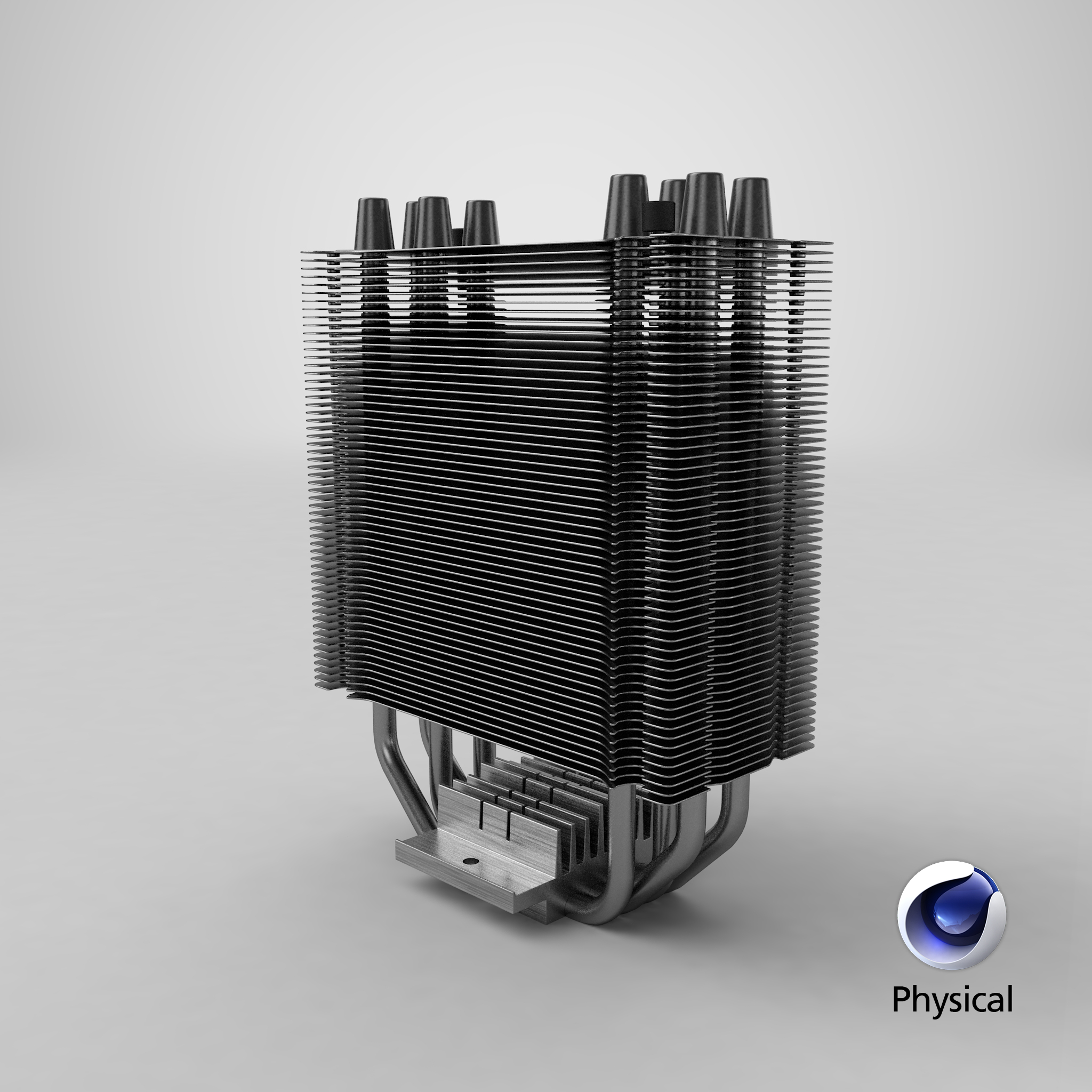 Passive cpu cooler cooling 3D model - TurboSquid 1508631