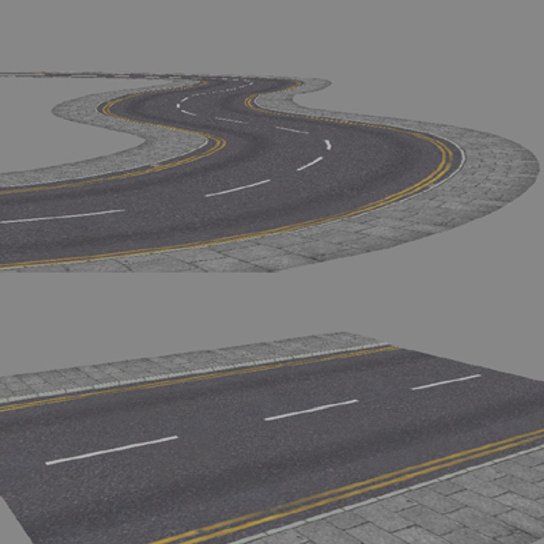 Road Kit 3d Model