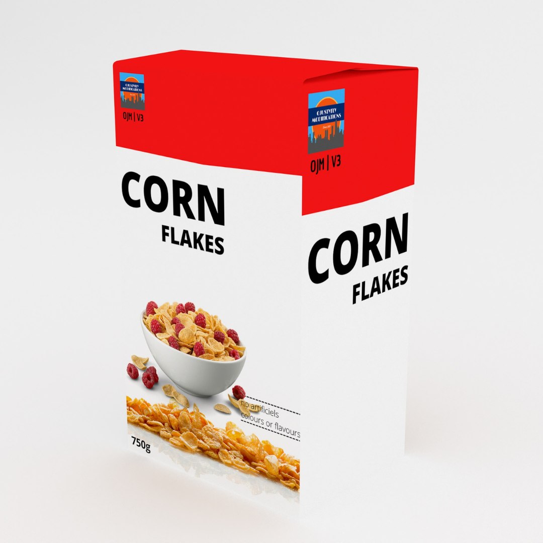 CornFlakes 750g V3 by OJM 3D - TurboSquid 1933570
