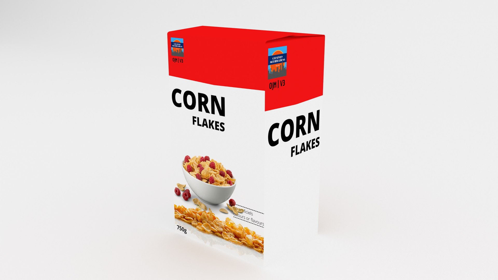 CornFlakes 750g V3 by OJM 3D - TurboSquid 1933570