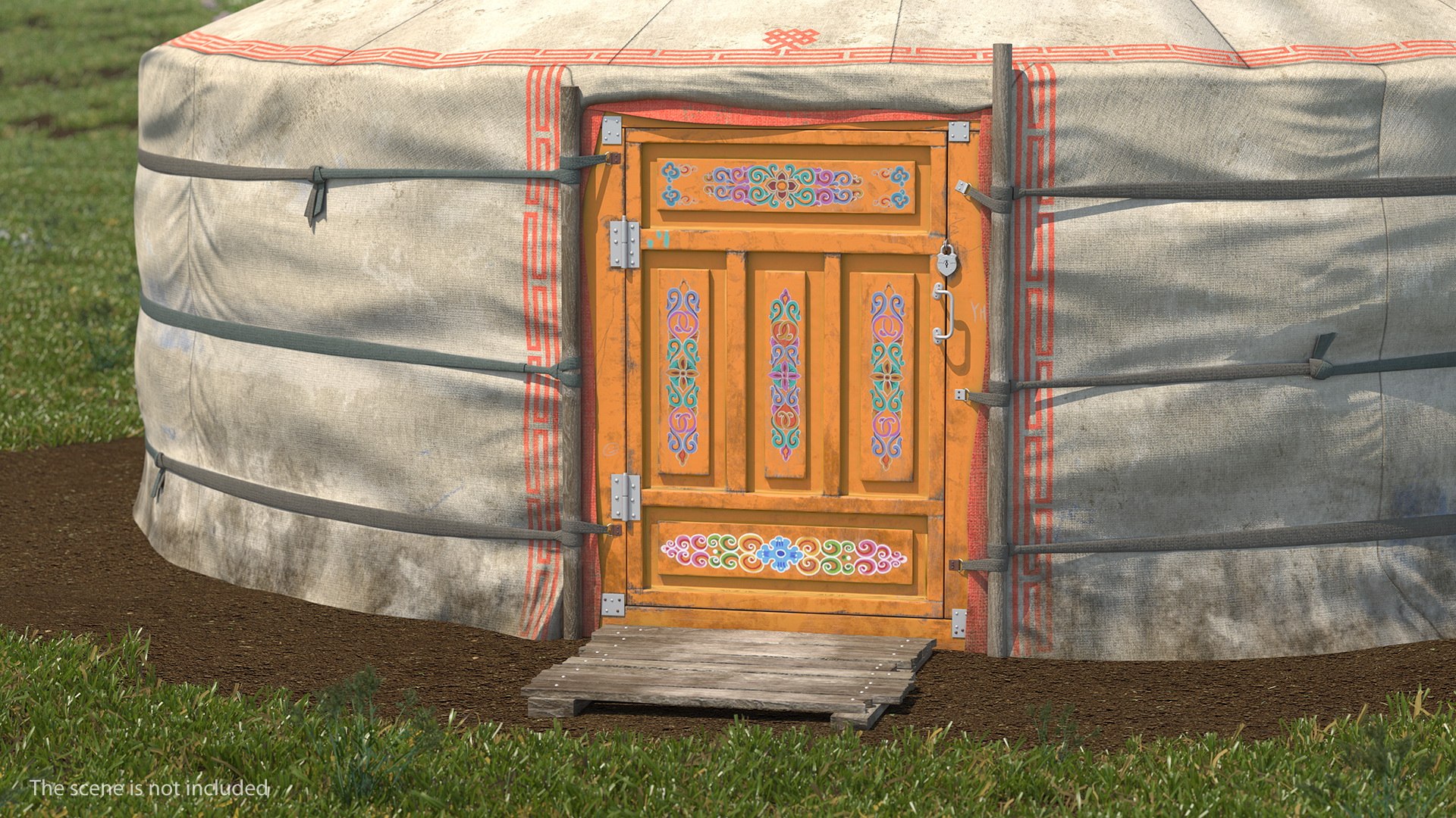 Yurt Entrance 3D Model - TurboSquid 1443457