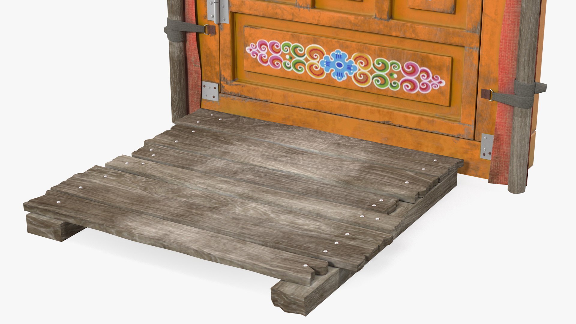 Yurt Entrance 3D Model - TurboSquid 1443457