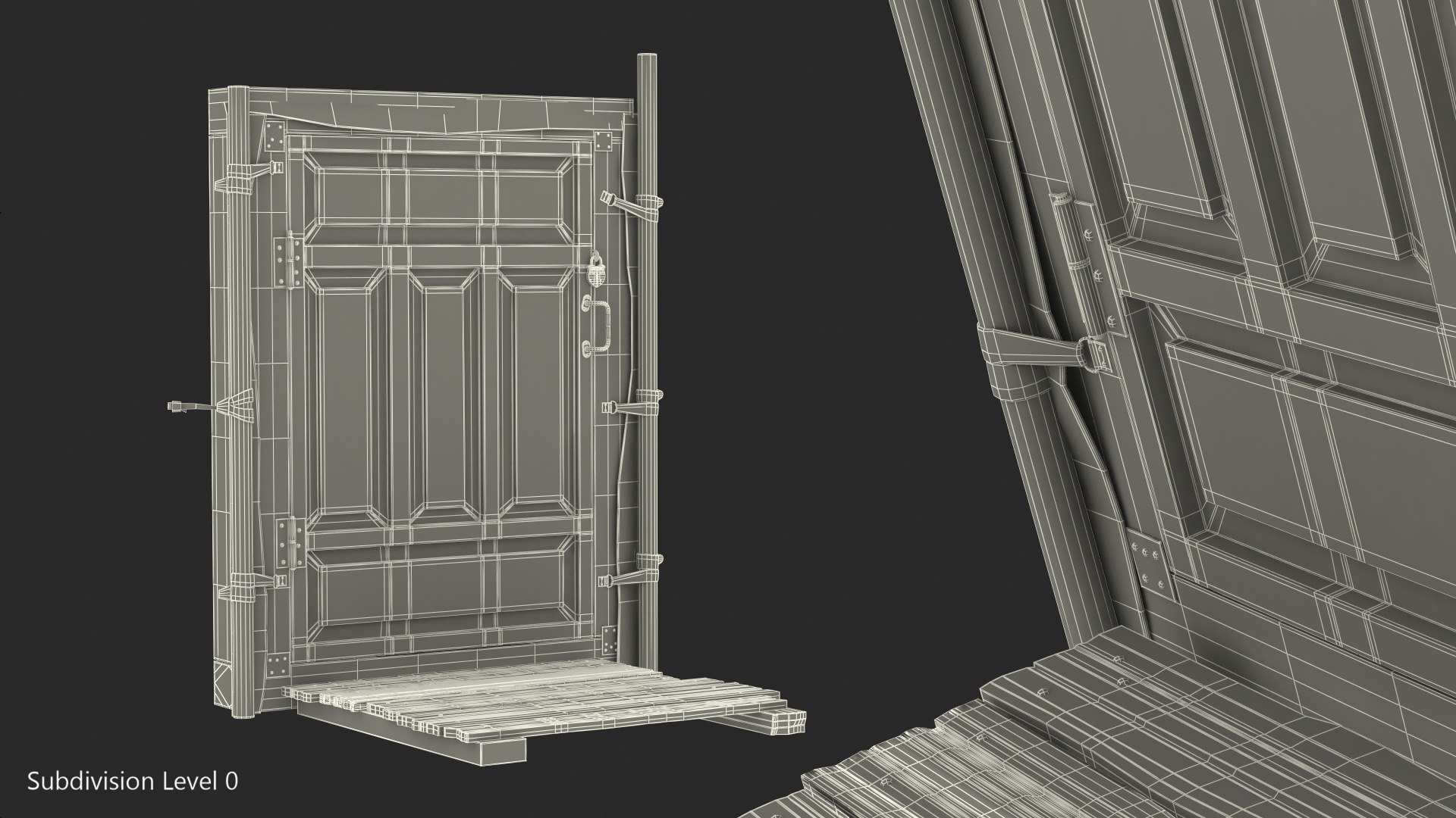 Yurt Entrance 3D Model - TurboSquid 1443457