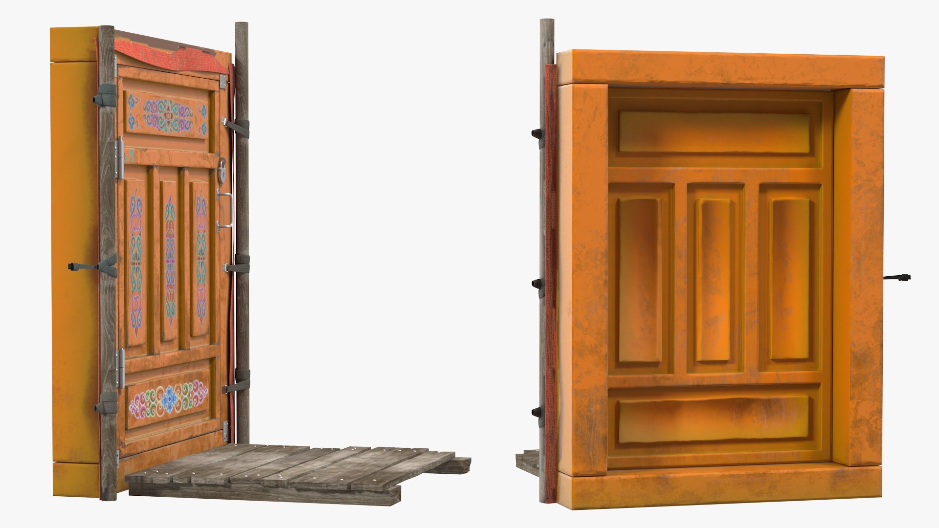 Yurt Entrance 3D Model - TurboSquid 1443457