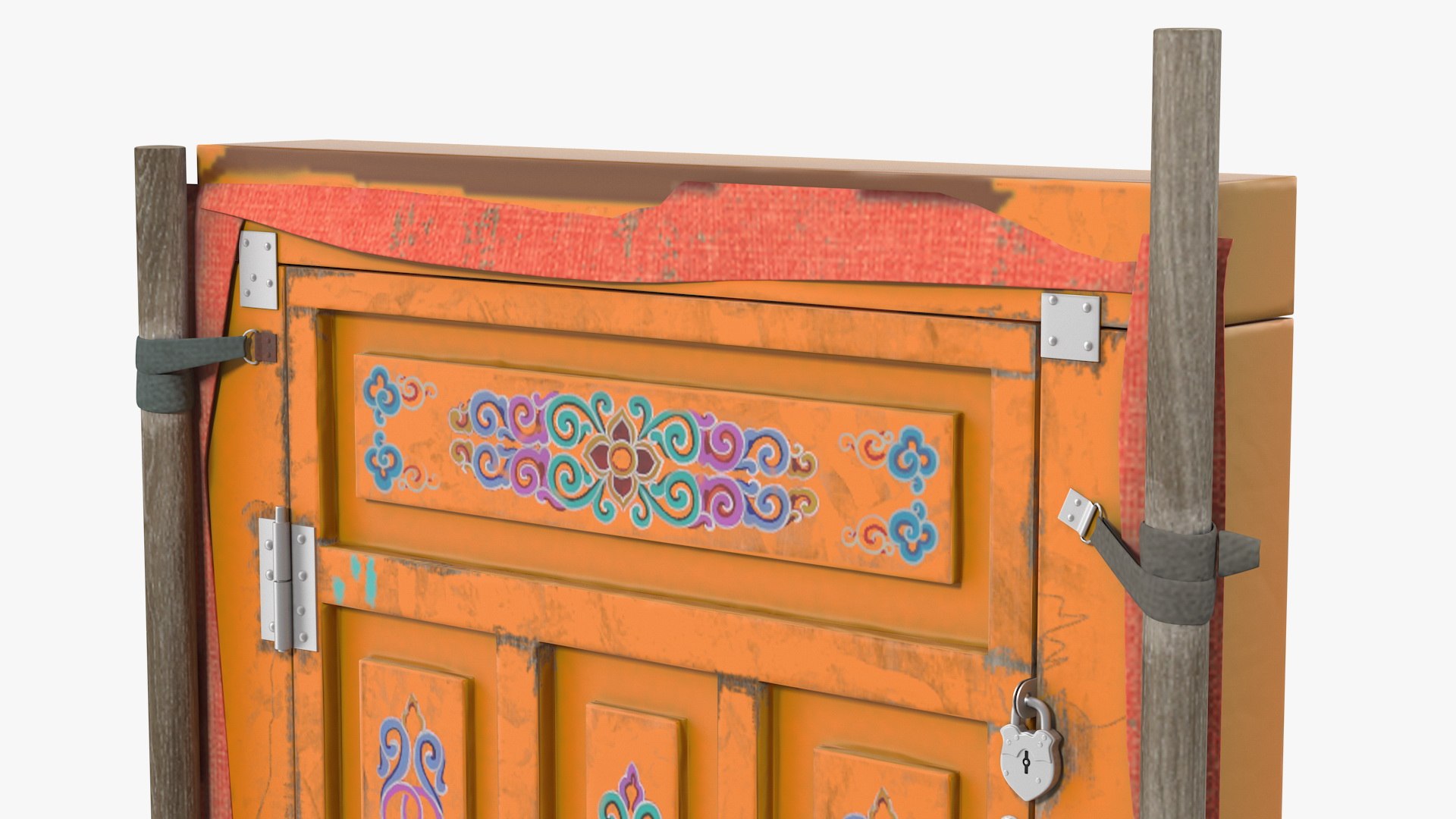 Yurt Entrance 3D Model - TurboSquid 1443457