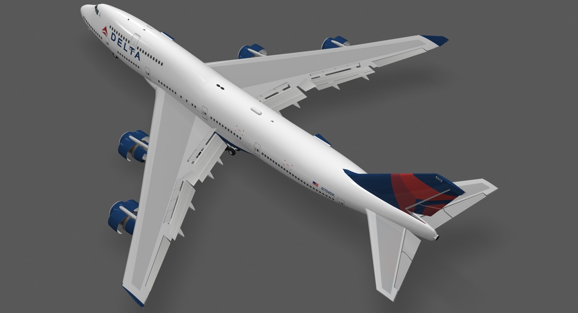 Boeing 747-400 Delta Air Lines Max
